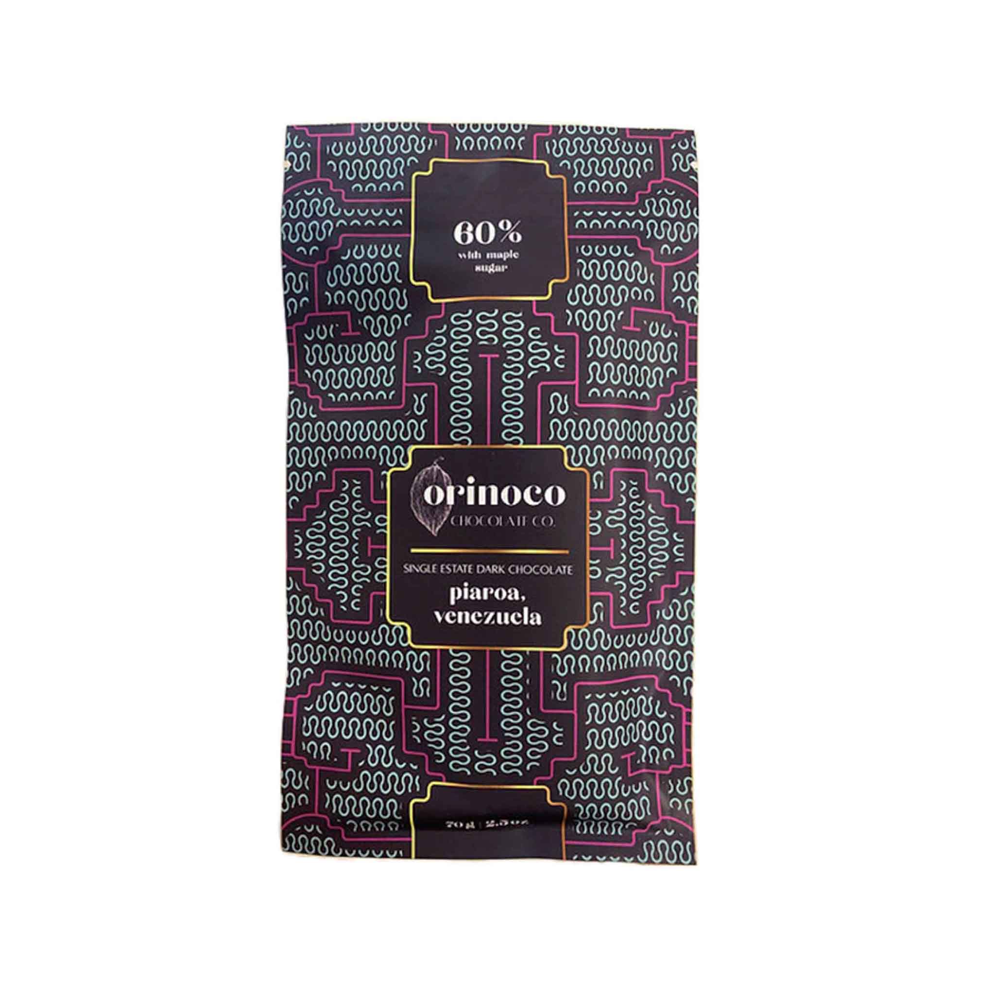 ORINOCO PIAROA 60% DARK CHOCOLATE 70g – monsieur marcel gourmet market