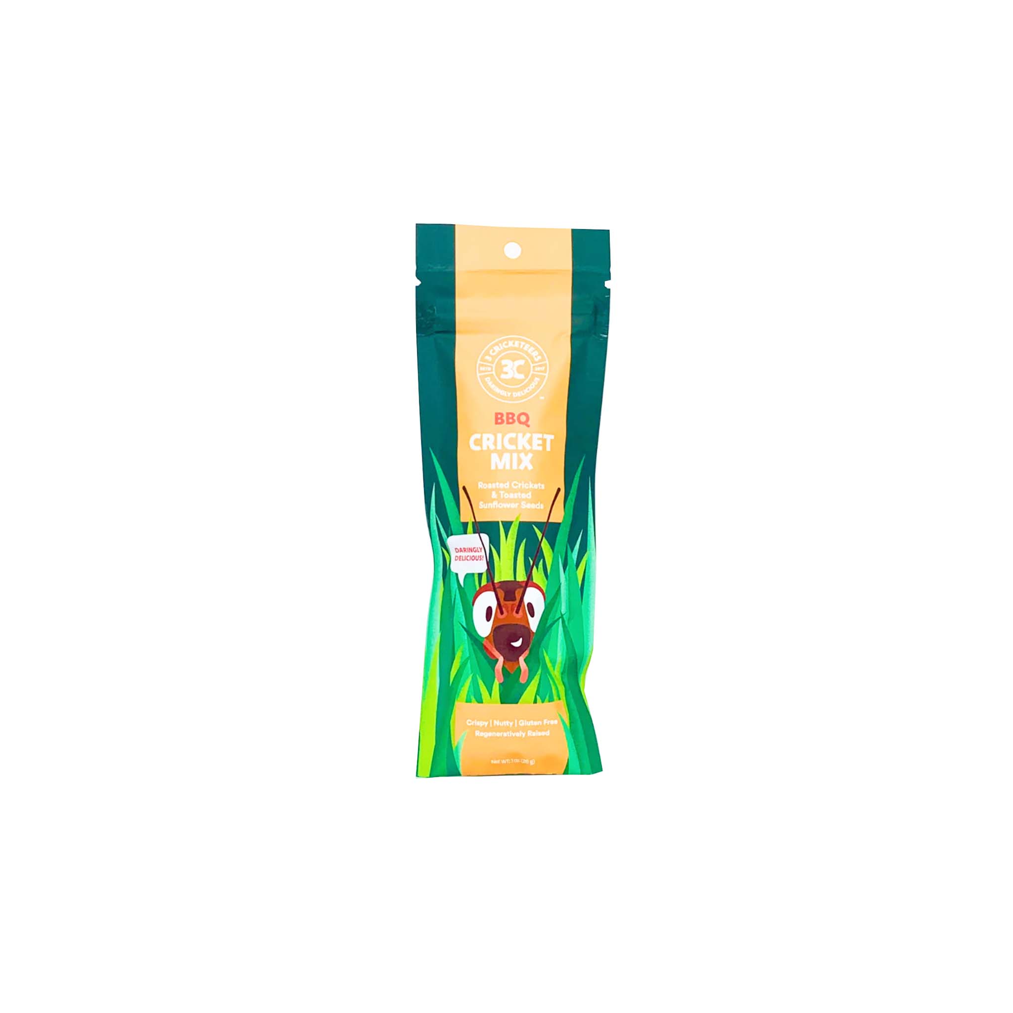 3 CRICKETEERS BBQ CRICKET SNACK MIX 28g – monsieur marcel gourmet market