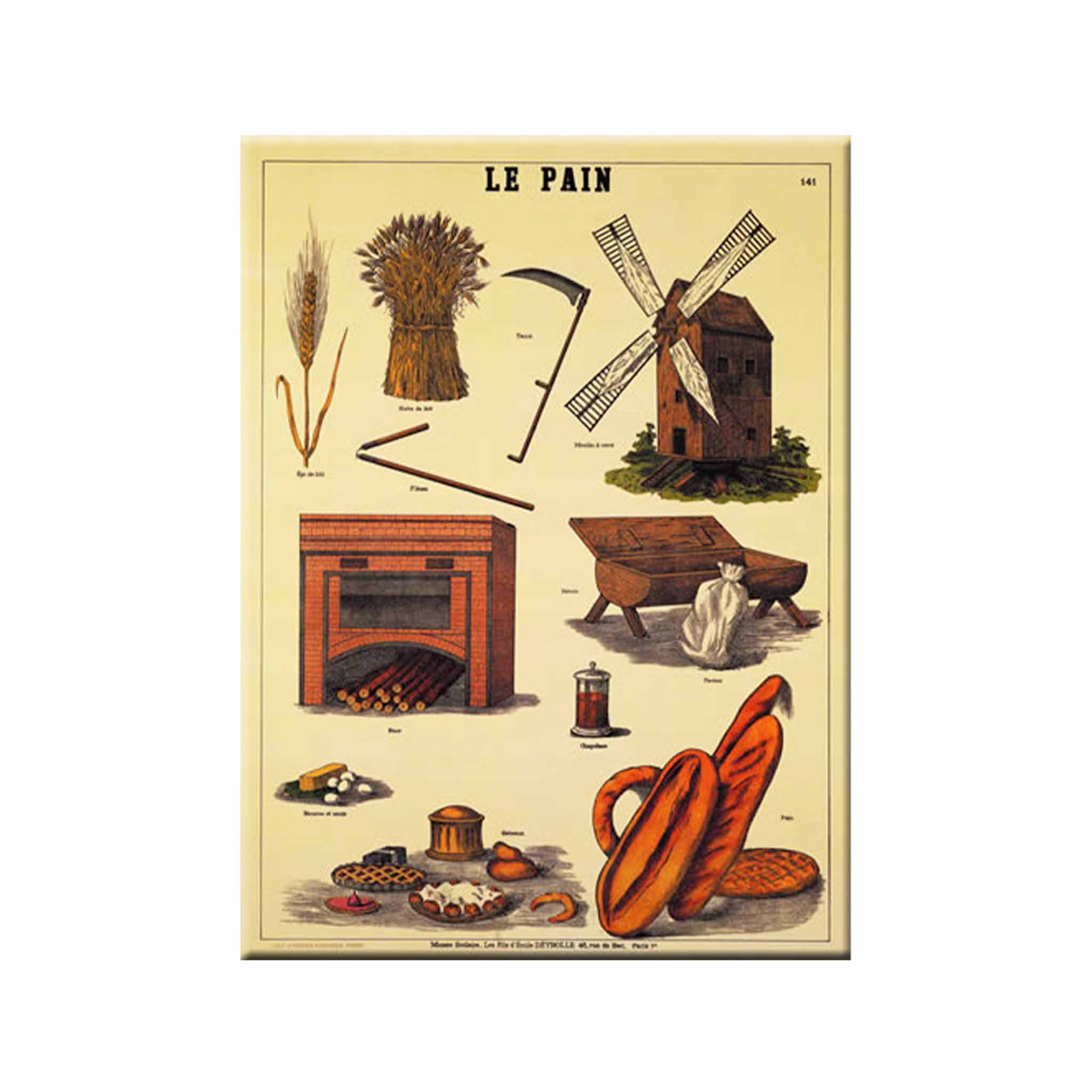 CARTEXPO "LE PAIN" LARGE METAL POSTER – monsieur marcel gourmet market