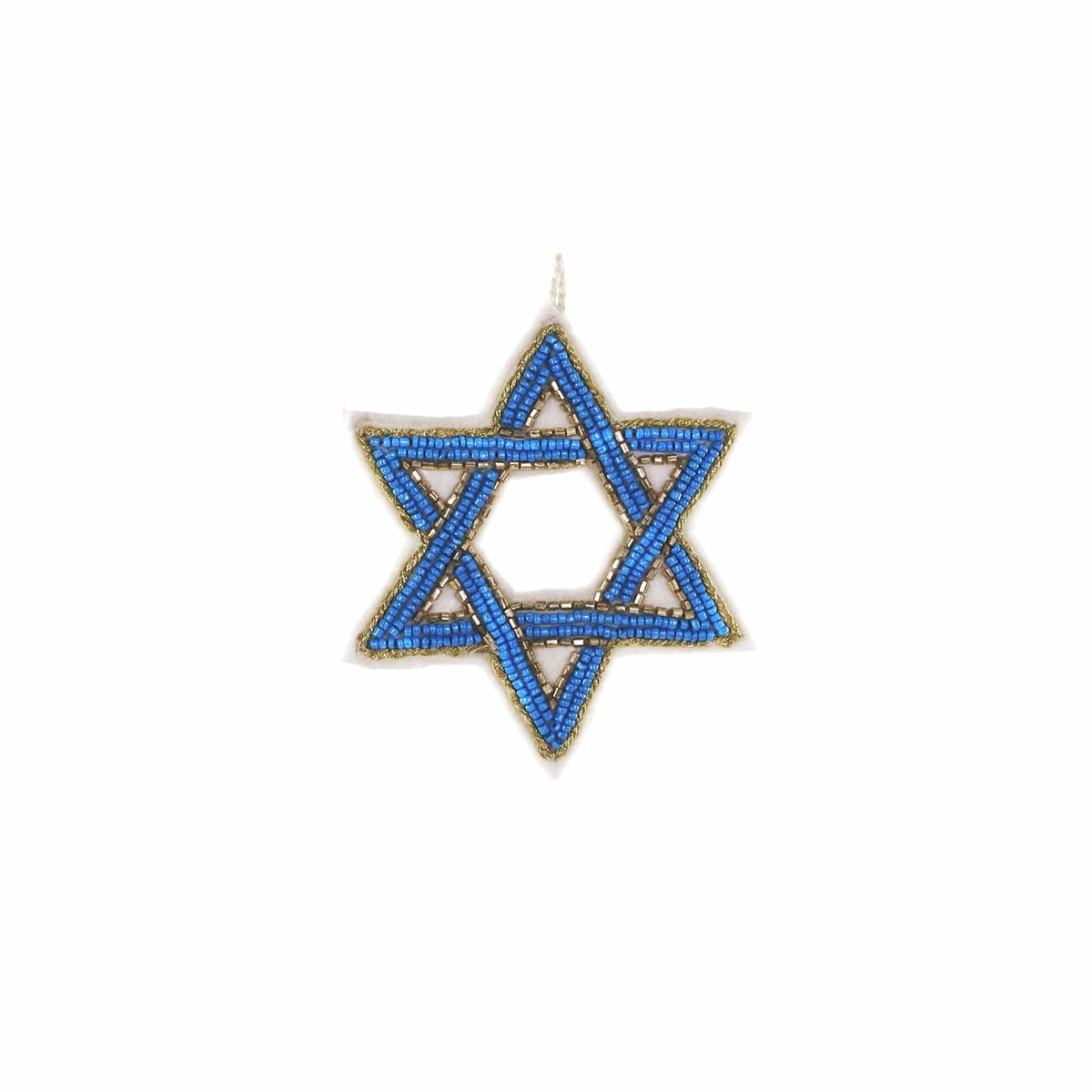 CODY FOSTER BEADED STAR OF DAVID ORNAMENT – monsieur marcel gourmet market