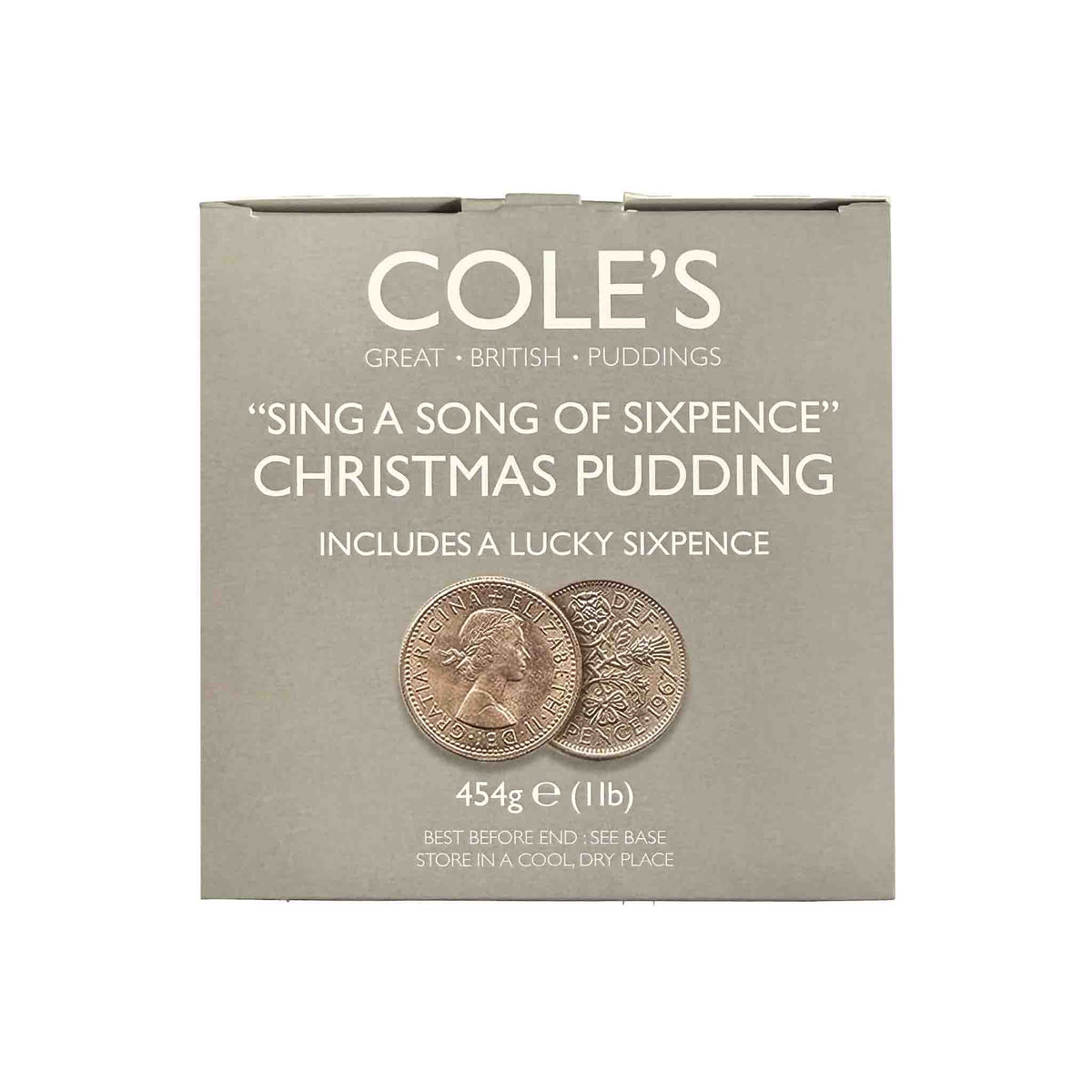 COLE'S "SING A SONG SIXPENCE" CHRISTMAS PUDDING 454g – monsieur marcel ...