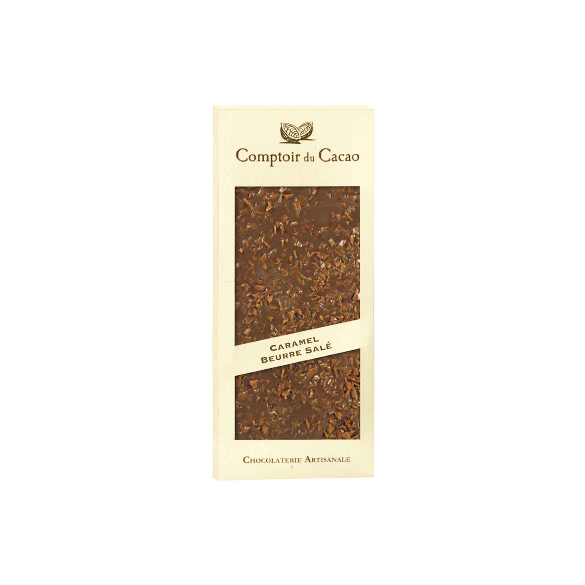COMPTOIR DU CACAO DARK CHOCOLATE WITH SALTED BUTTER CARAMEL 90g ...