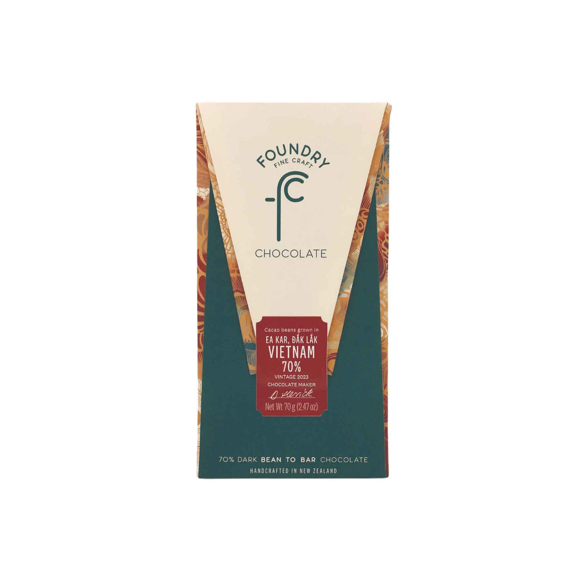 FOUNDRY CHOCOLATE EA KAR DAK LAK VIETNAM 70% DARK CHOCOLATE 70g ...