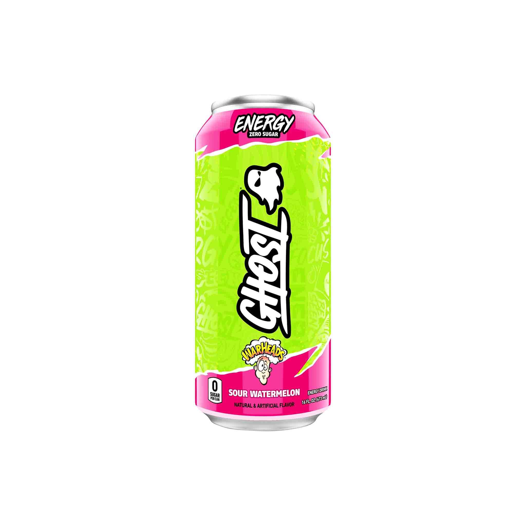 GHOST ENERGY ZERO SUGAR SOUR WATERMELON ENERGY DRINK 16oz – monsieur ...