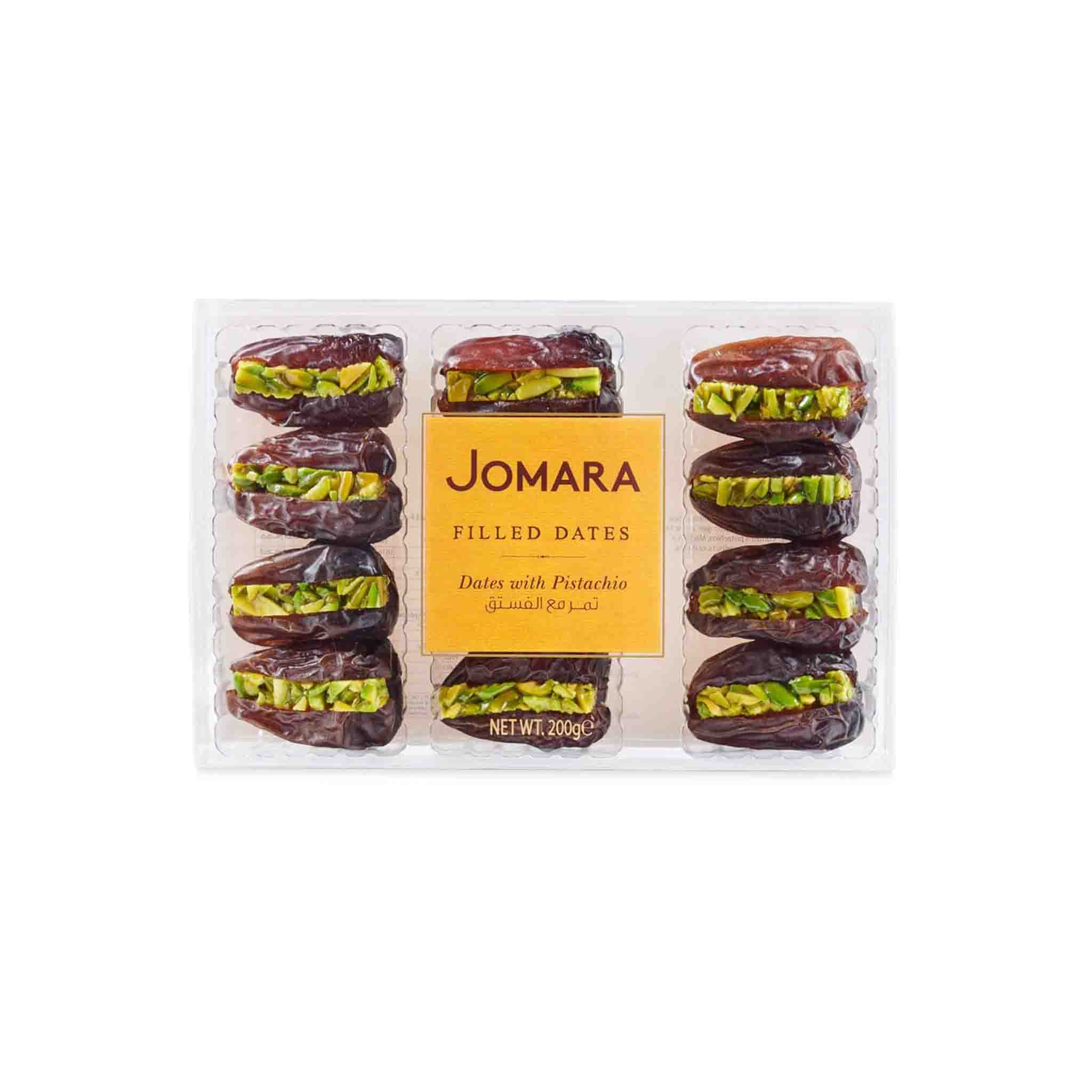 JOMARA DATES FILLED WITH PISTACHIO 200g – monsieur marcel gourmet market