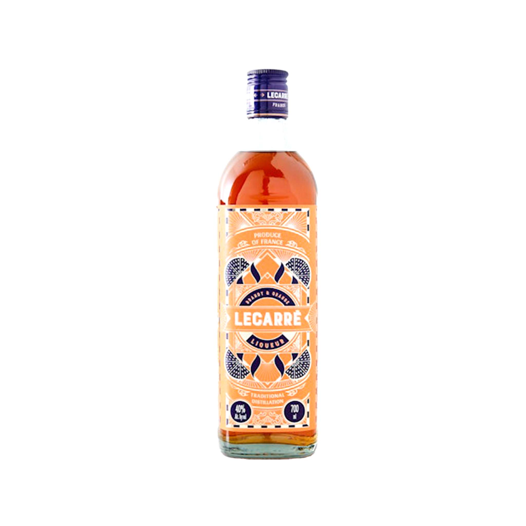 LECARRE BRANDY & ORANGE LIQUEUR 700ml – monsieur marcel gourmet market