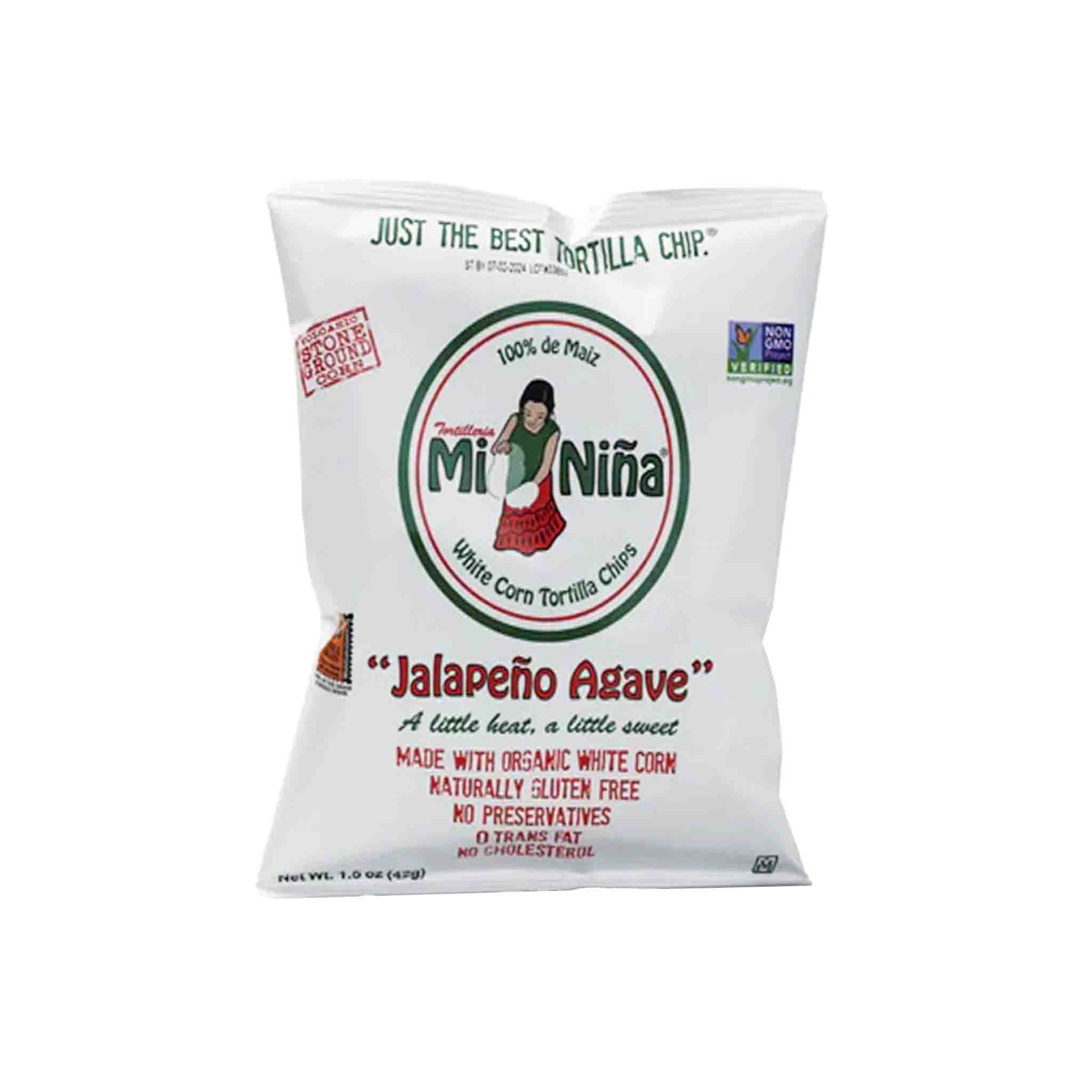 MI NINA JALAPENO AGAVE TORTILLA CHIPS 1.5oz – monsieur marcel gourmet ...