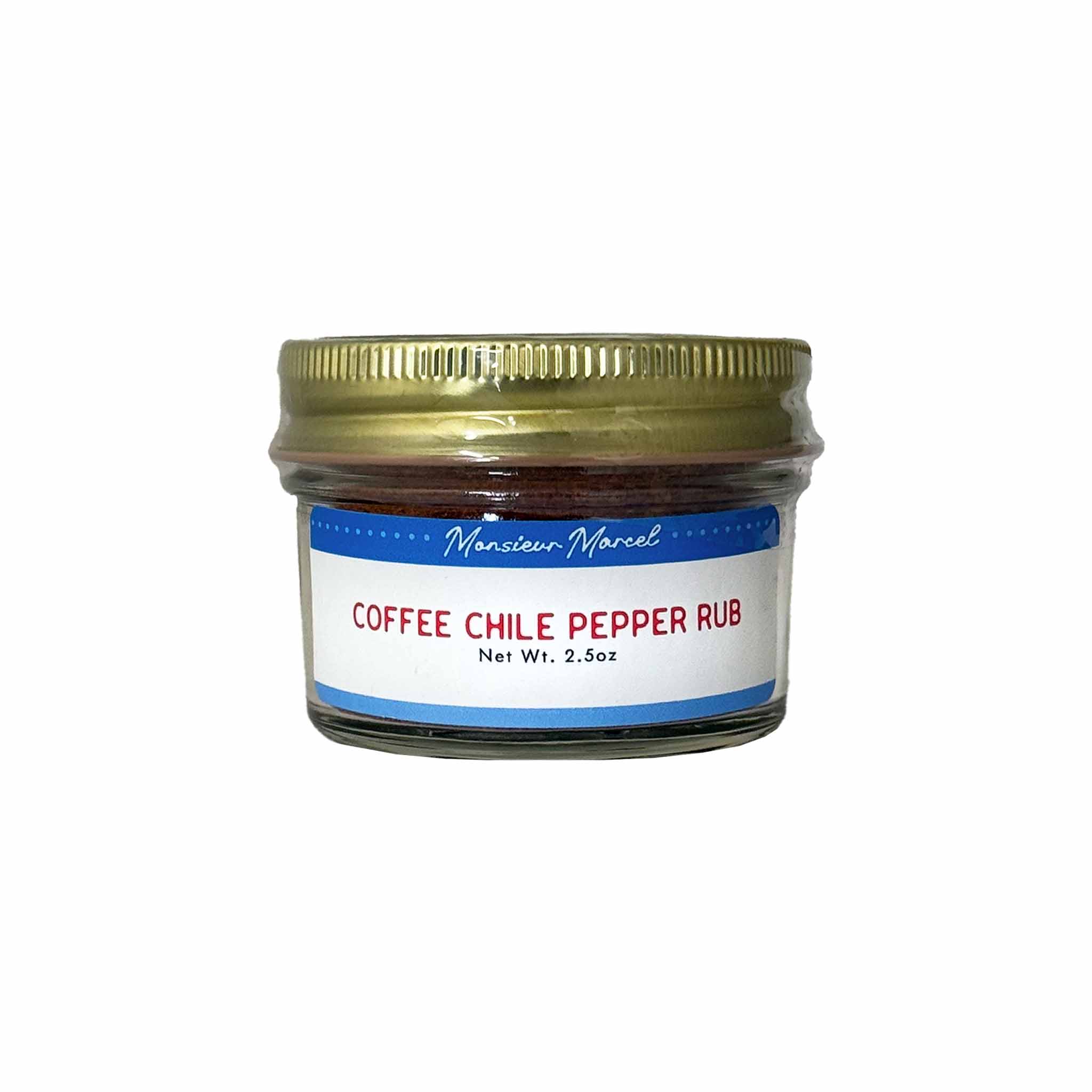 MONSIEUR MARCEL COFFEE CHILE PEPPER RUB 2.5oz – monsieur marcel gourmet ...