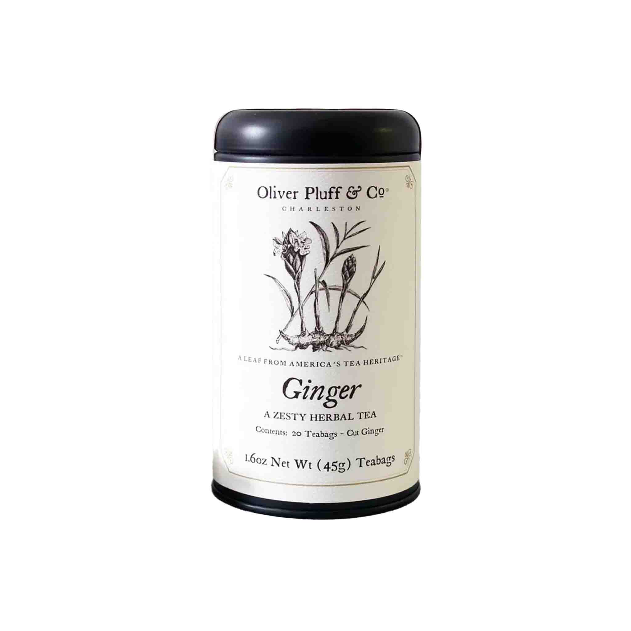 OLIVER PLUFF GINGER TEA 45g – monsieur marcel gourmet market