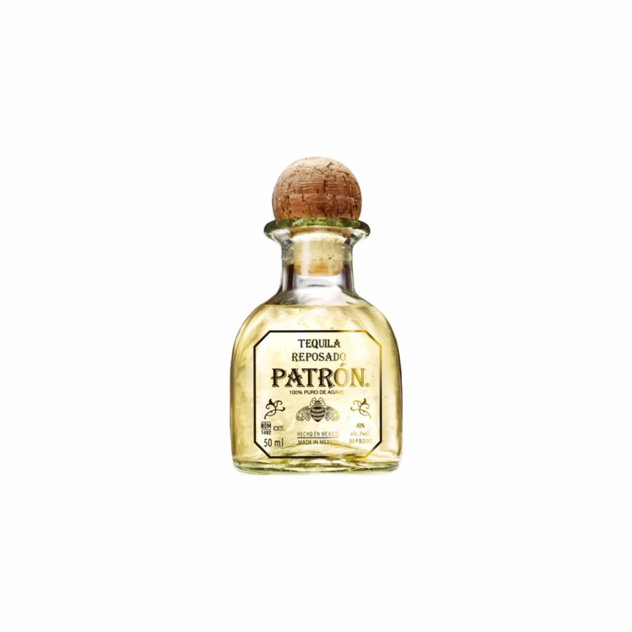 PATRON TEQUILA REPOSADO MINIATURE 50ml – monsieur marcel gourmet market