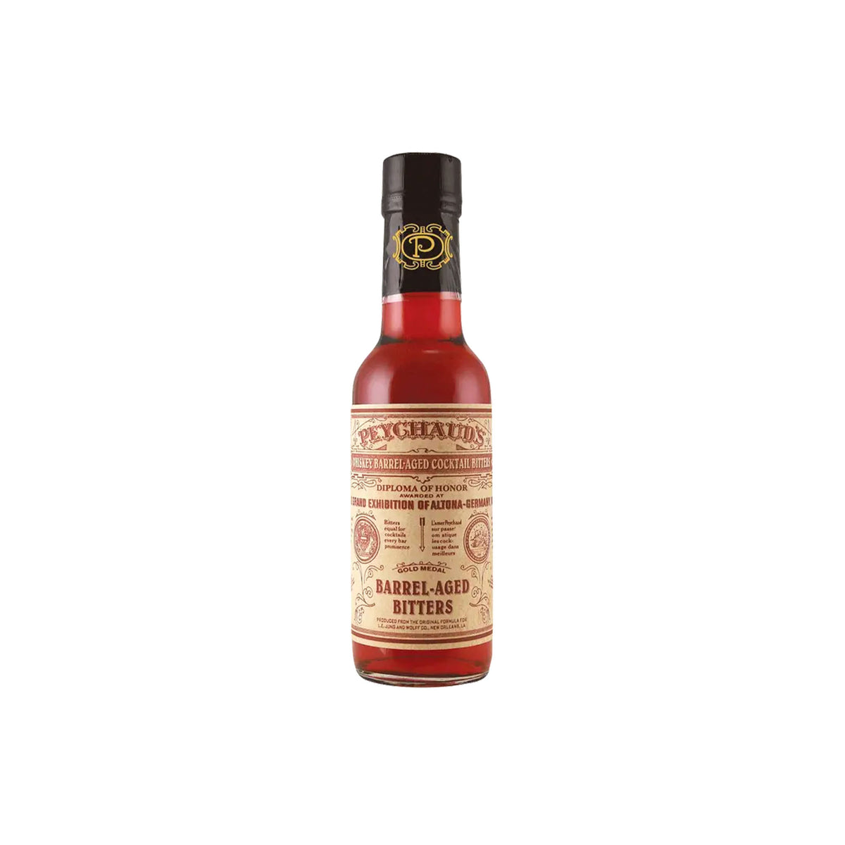 PEYCHAUDS WHISKEY BARREL AGED BITTERS 5oz – monsieur marcel gourmet market