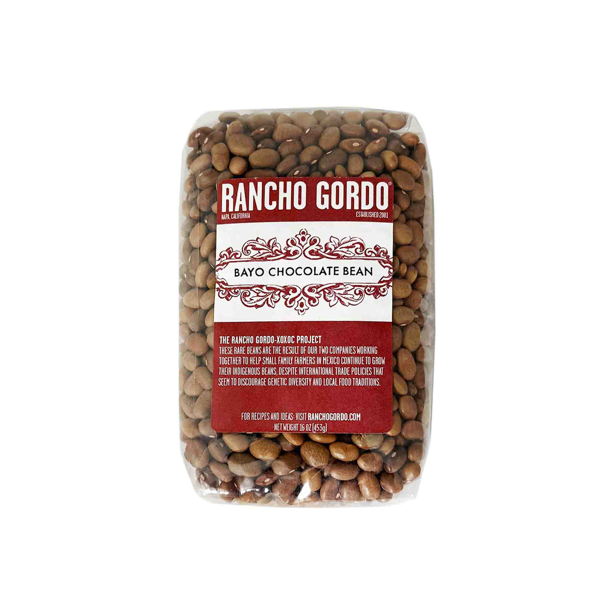RANCHO GORDO BAYO CHOCOLATE BEANS 16oz – monsieur marcel gourmet market