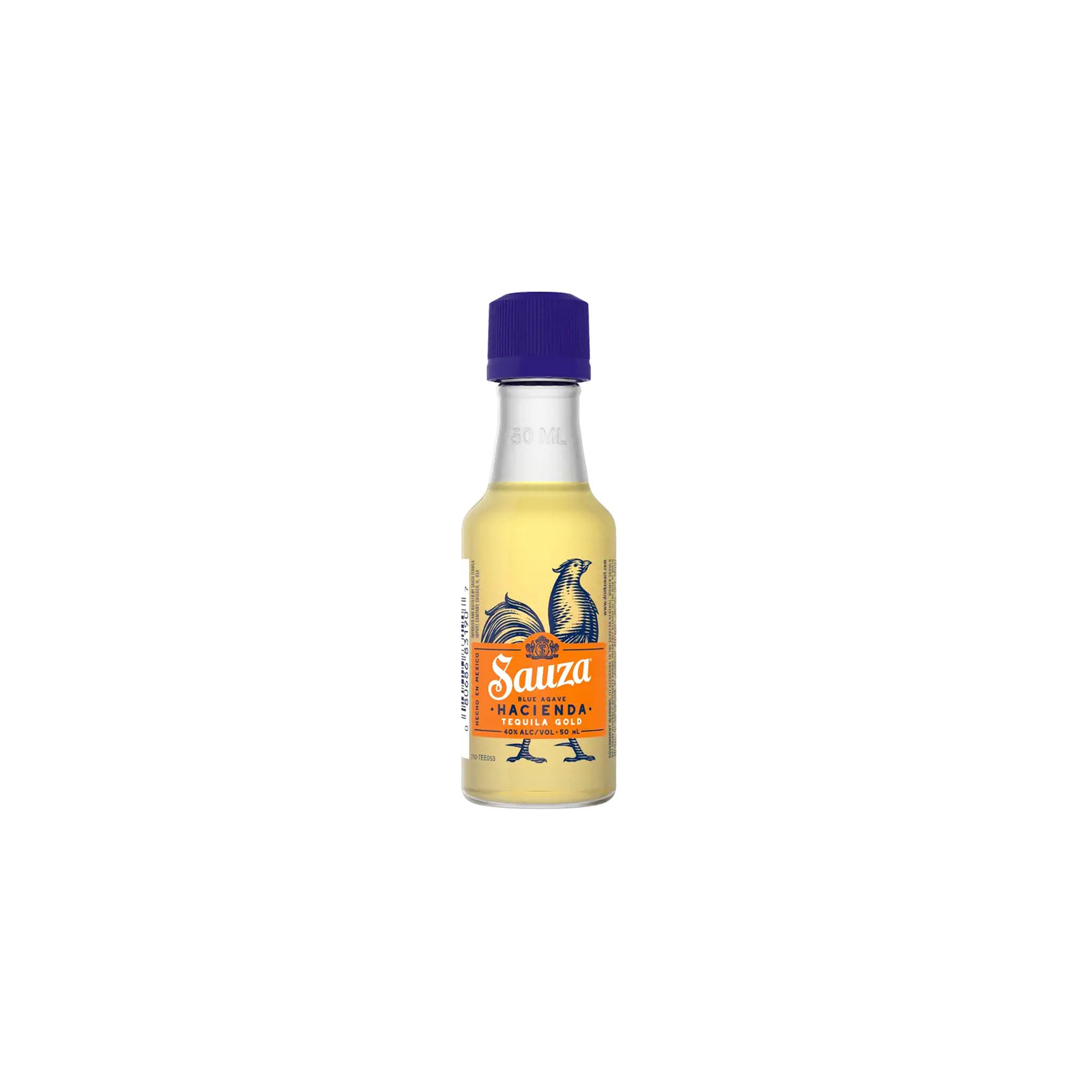 SAUZA HACIENDA TEQUILA GOLD MINIATURE 50ml – monsieur marcel gourmet market