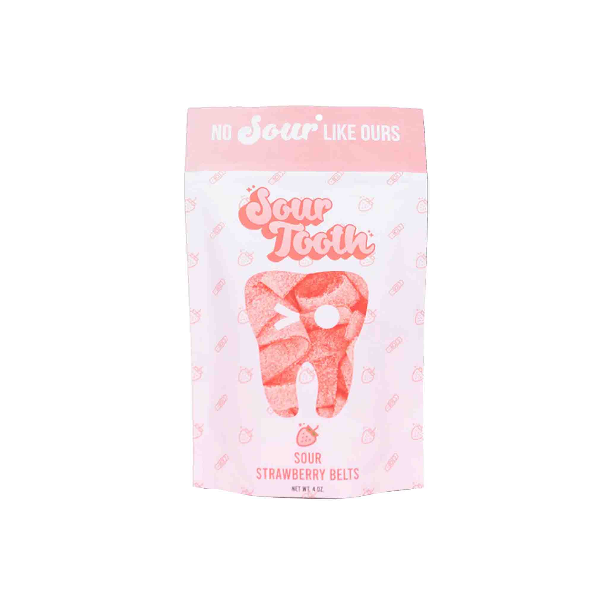 SOUR TOOTH STRAWBERRY BELTS 4oz – monsieur marcel gourmet market