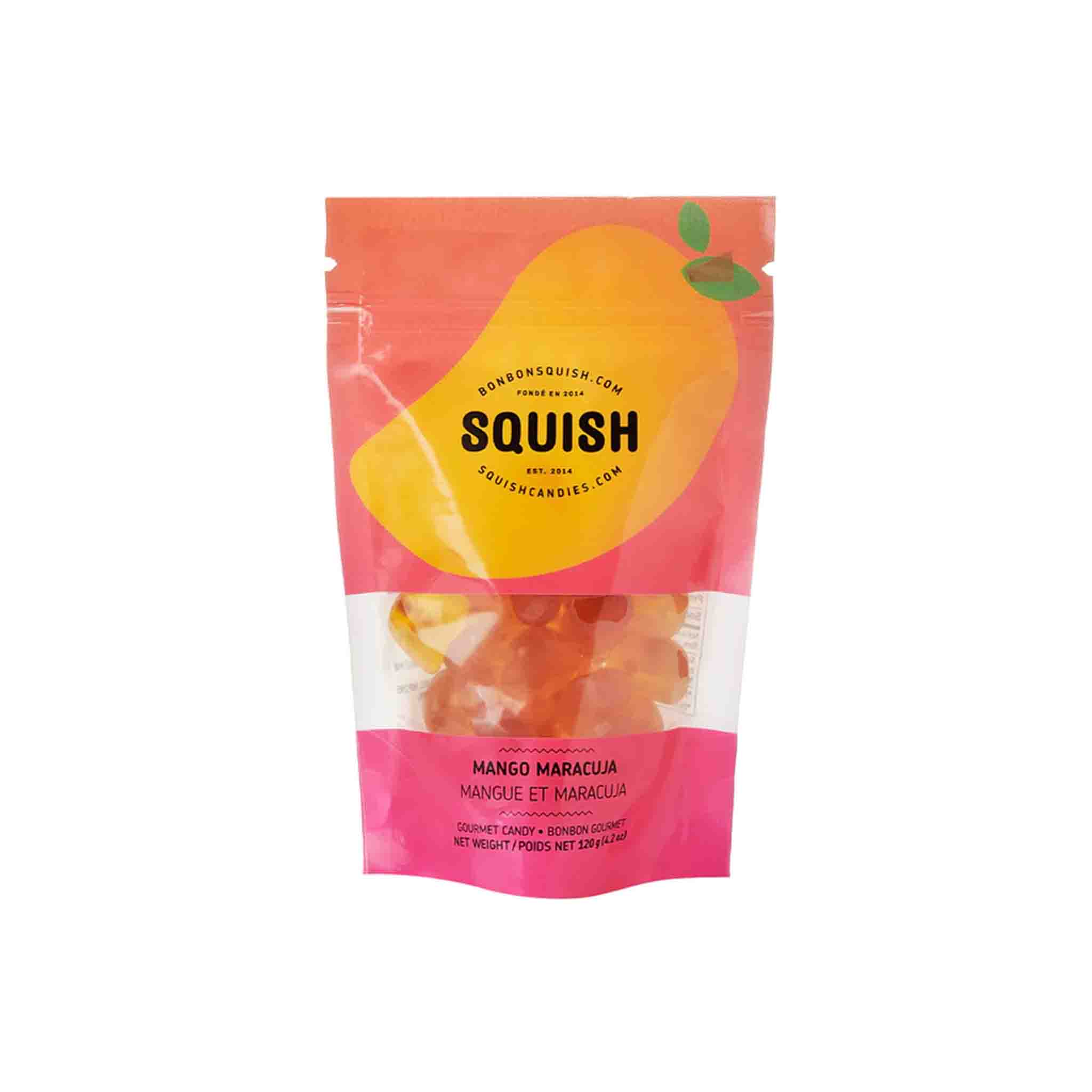 SQUISH MANGO MARACUJA VEGAN GUMMIES 120g – monsieur marcel gourmet market