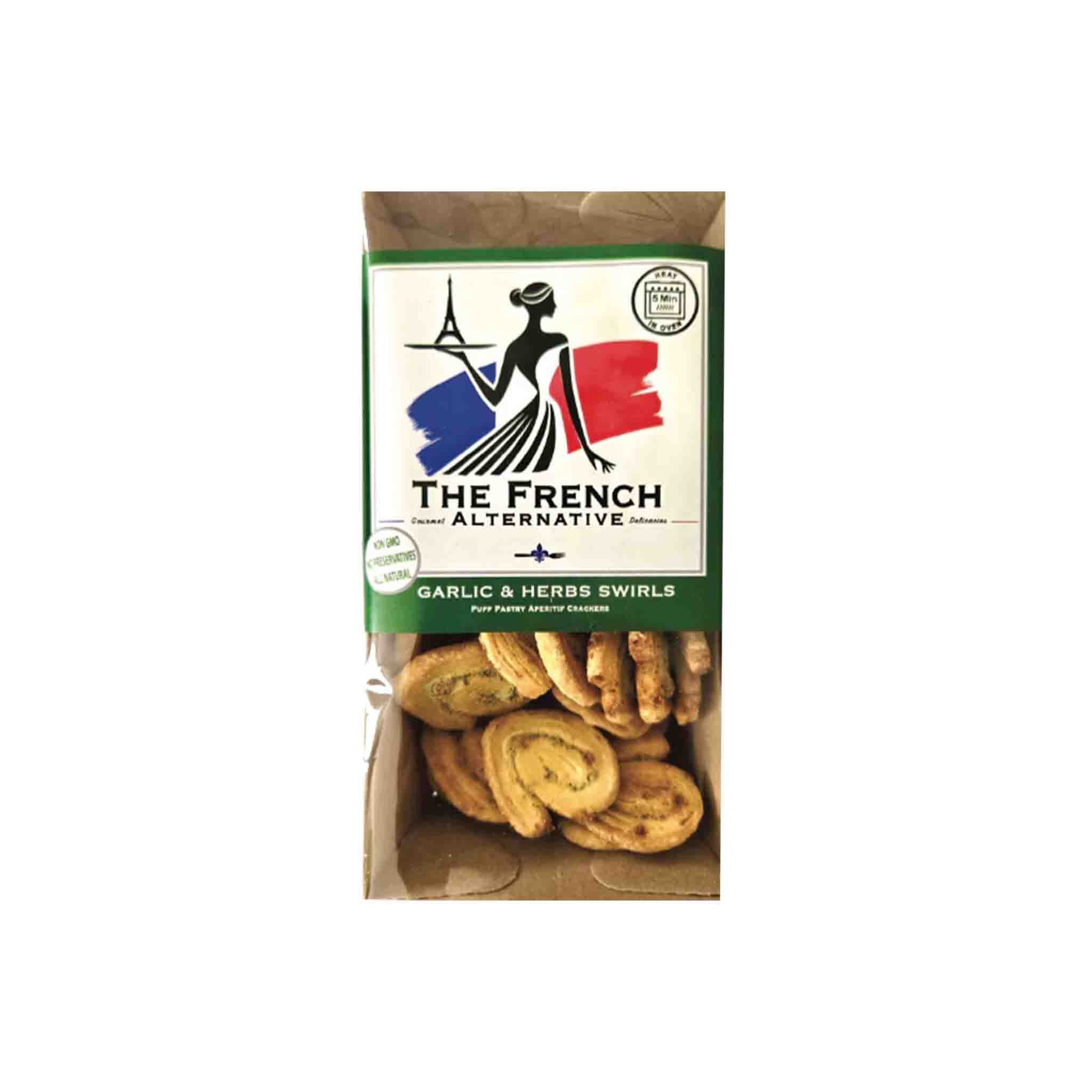 THE FRENCH ALTERNATIVE GARLIC & HERB SWIRLS 75g – monsieur marcel ...