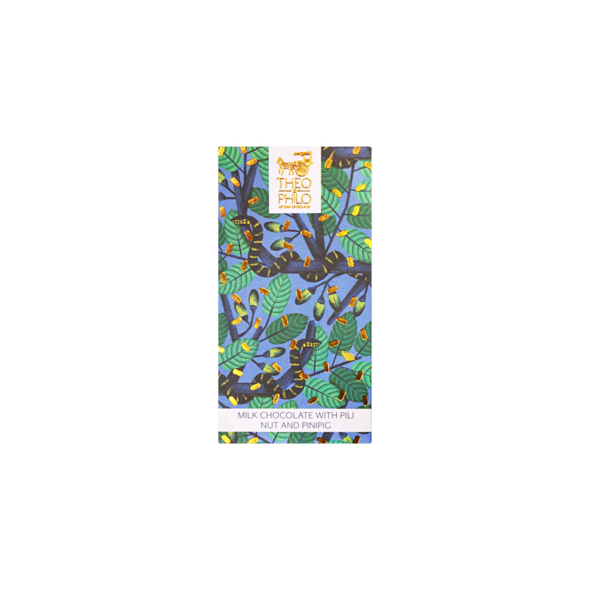 THEO & PHILO MILK CHOCOLATE WITH PILI NUT & PINIPIG 45g – monsieur ...