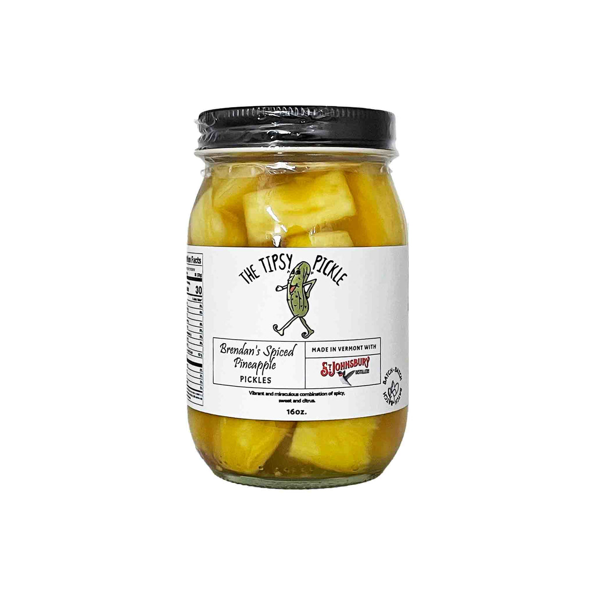 THE TIPSY PICKLE BRENDAN'S SPICED PINEAPPLE PICKLES 16oz – monsieur ...