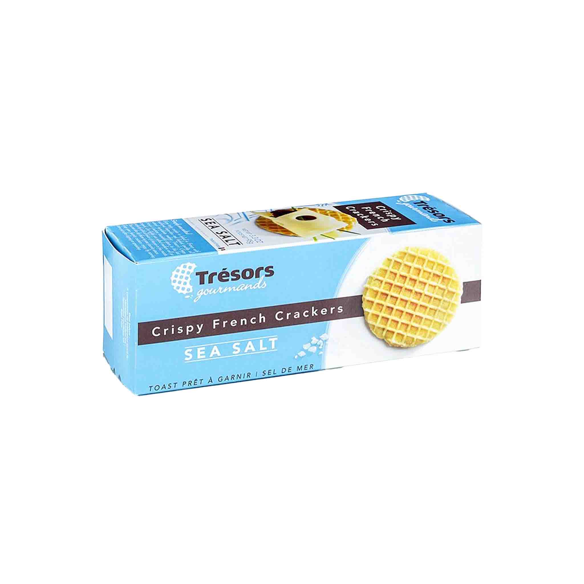 TRESORS GOURMANDS CRISPY SEA SALT CRACKERS 95g – monsieur marcel ...