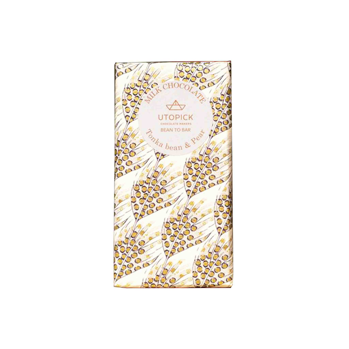 UTOPICK 56% MILK CHOCOLATE WITH TONKA BEAN & PEAR 80g – monsieur marcel ...
