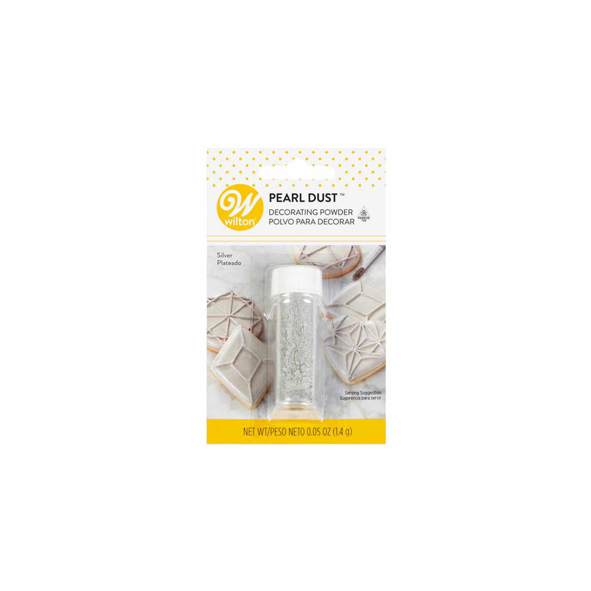 WILTON EDIBLE SILVER PEARL DUST 1.4G – monsieur marcel gourmet market
