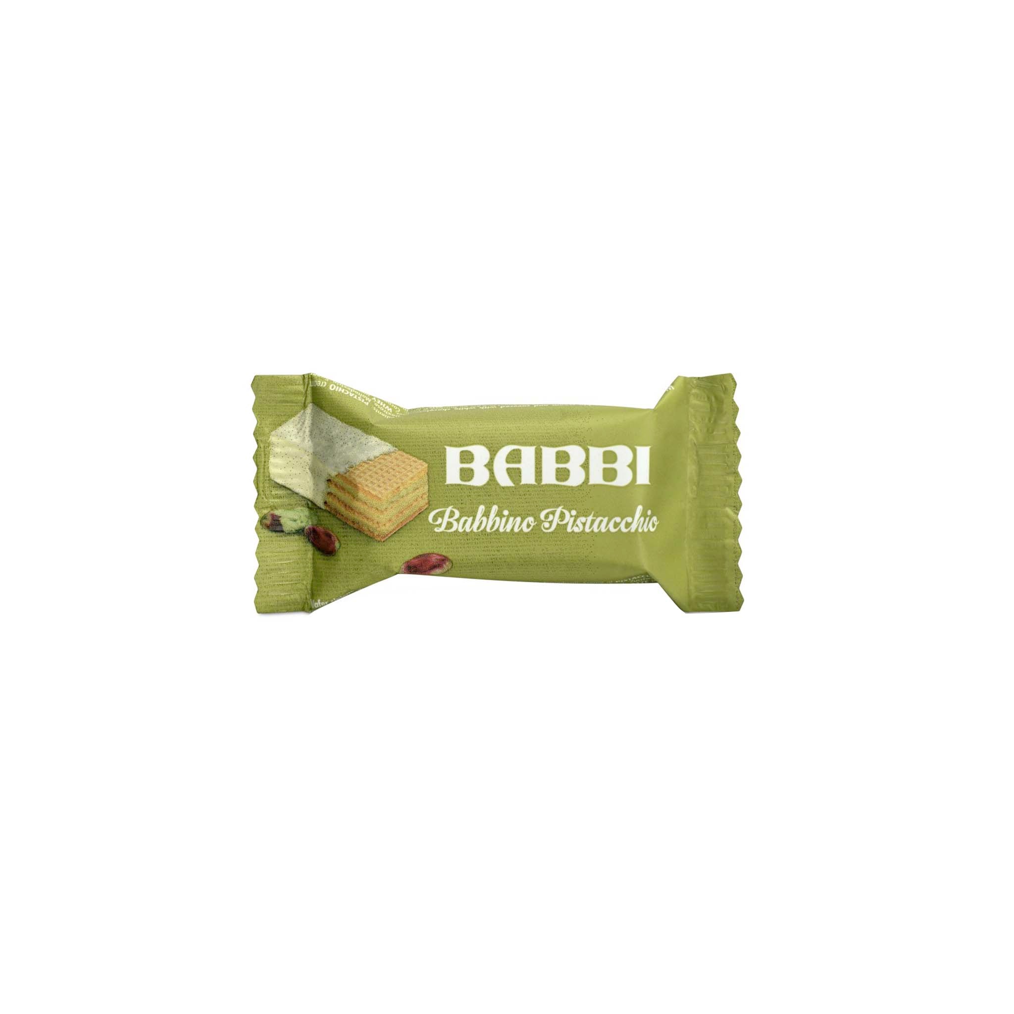 BABBI PISATCHIO CREAM WAFERS 20g – monsieur marcel gourmet market