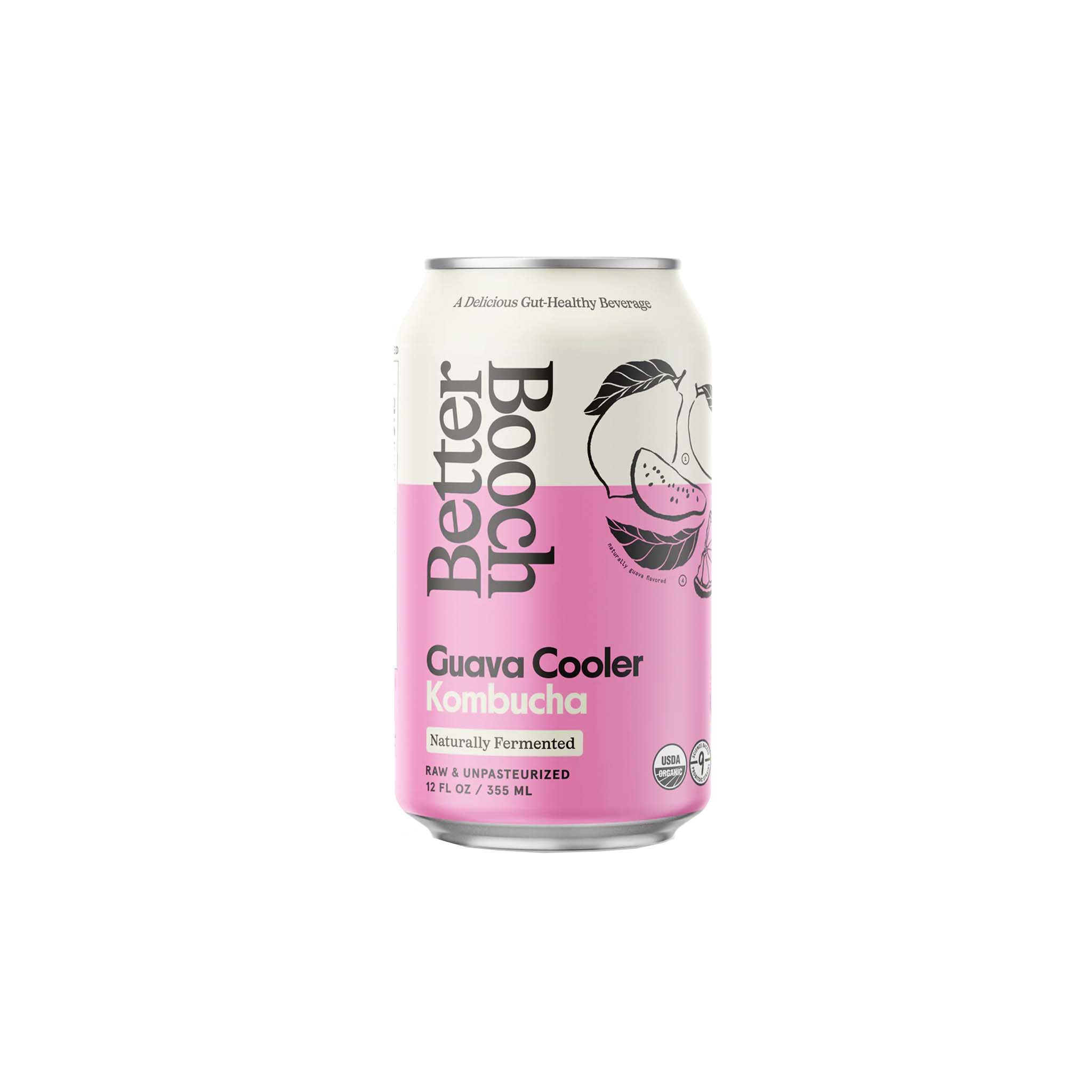 BETTER BOOCH GUAVA COOLER KOMBUCHA 12oz – monsieur marcel gourmet market