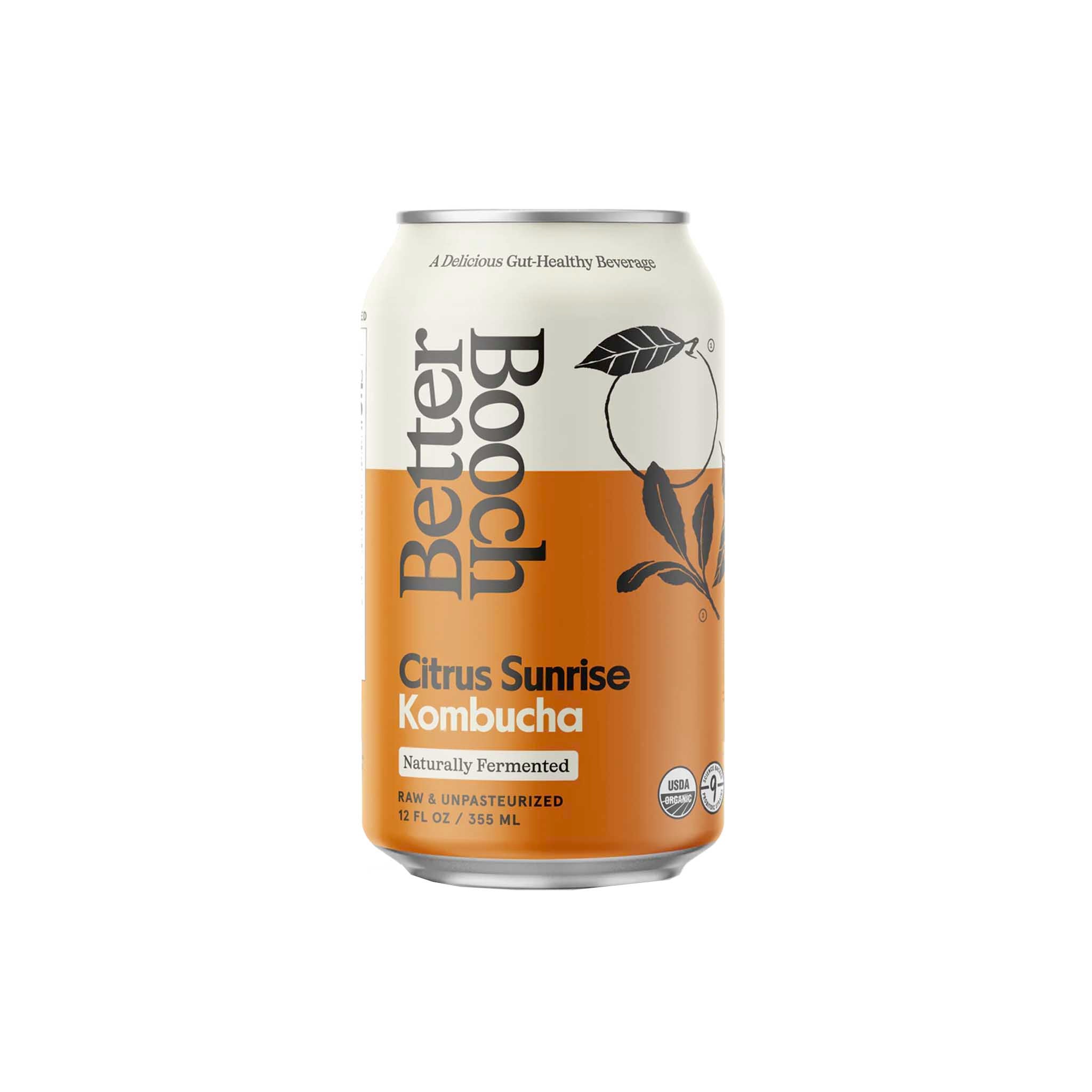 BETTER BOOCH CITRUS SUNRISE KOMBUCHA 12oz – monsieur marcel gourmet market