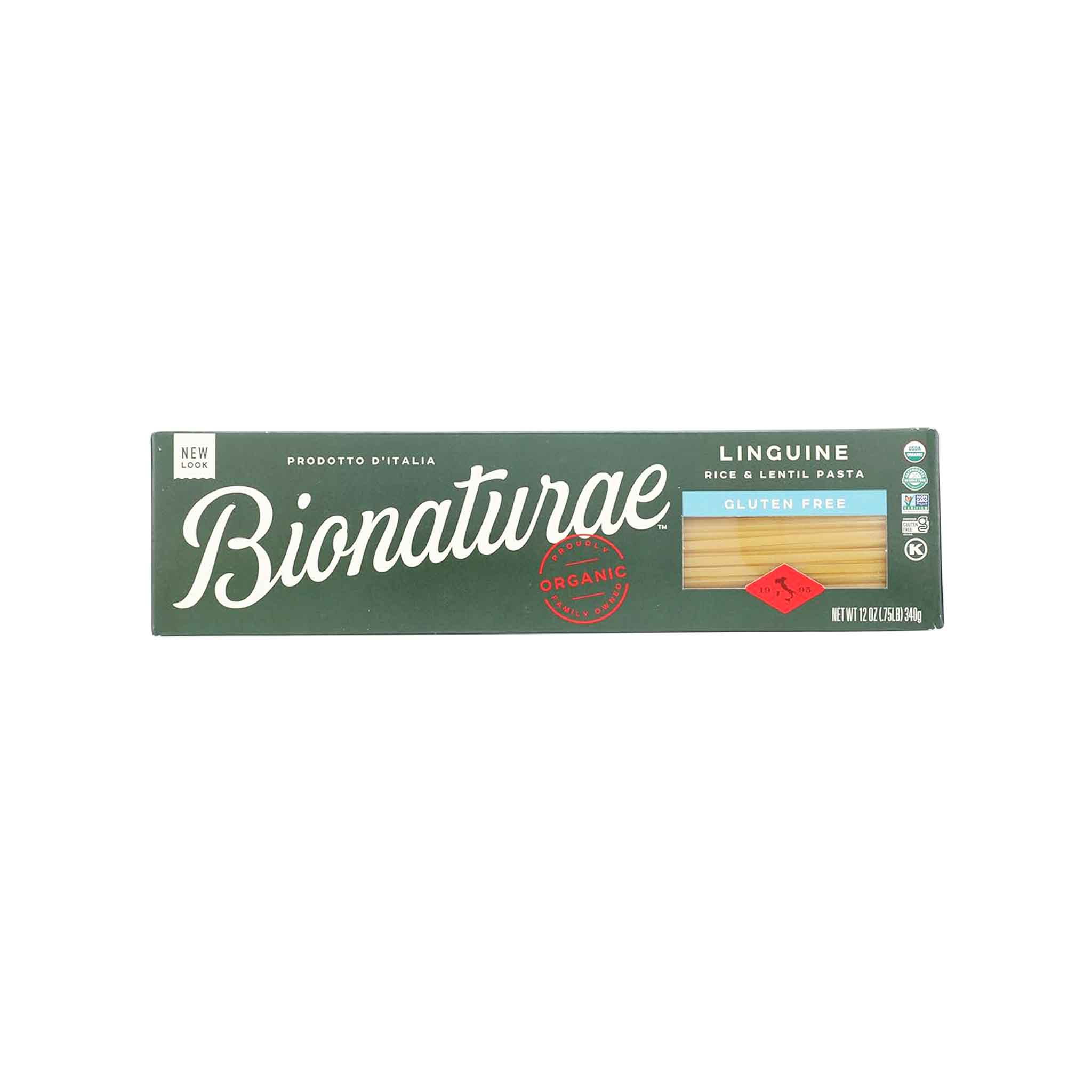 BIONATURAE GLUTEN FREE LINGUINE RICE AND LENTIL PASTA 12oz – monsieur ...