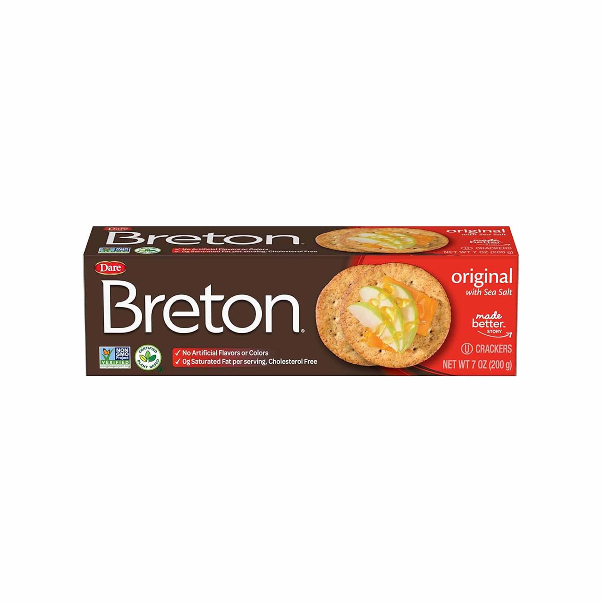 BRETON ORIGINAL CRACKERS WITH SEA SALT 7oz – monsieur marcel gourmet market
