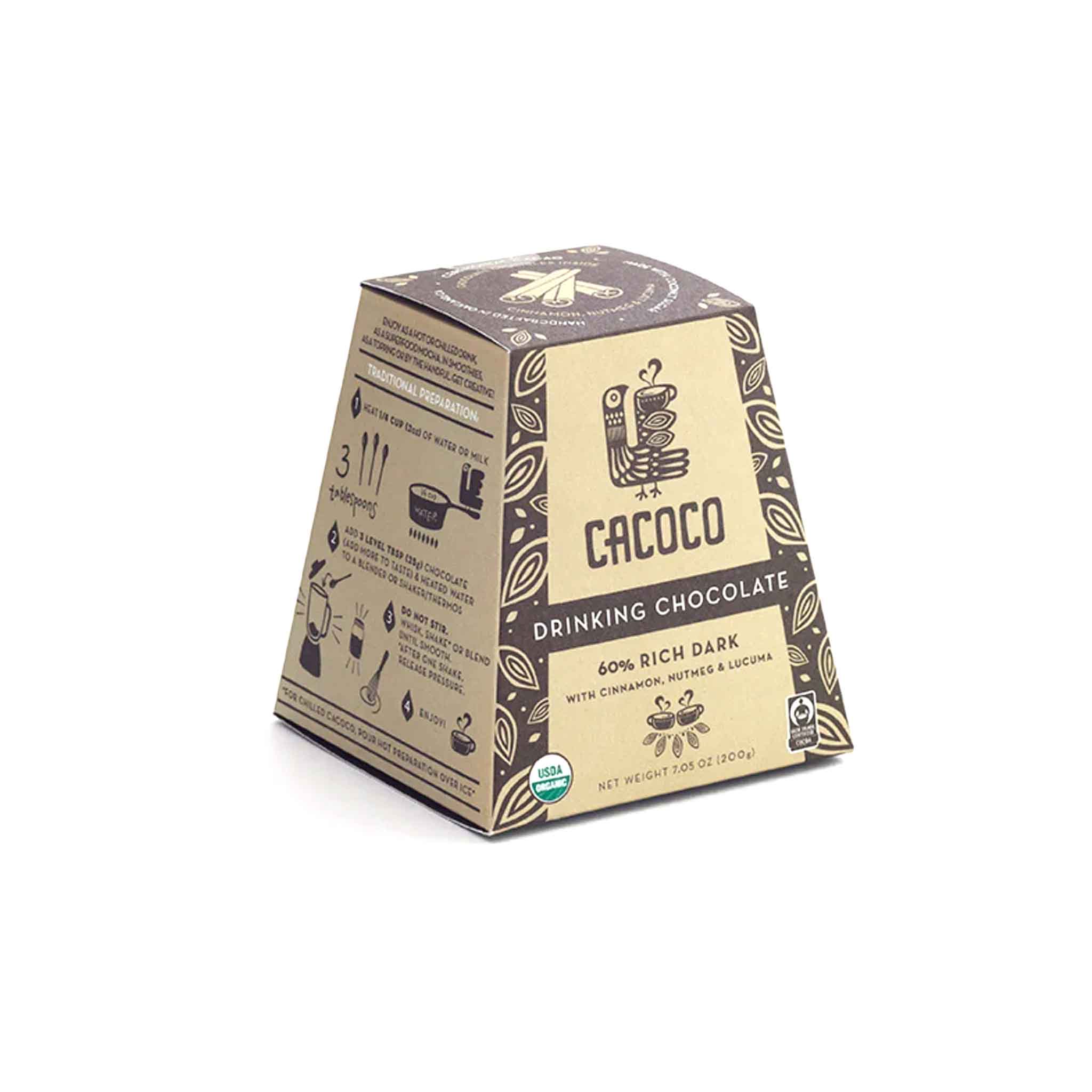 CACOCO 60% RICH DARK DRINKING CHOCOLATE 200g – monsieur marcel gourmet ...