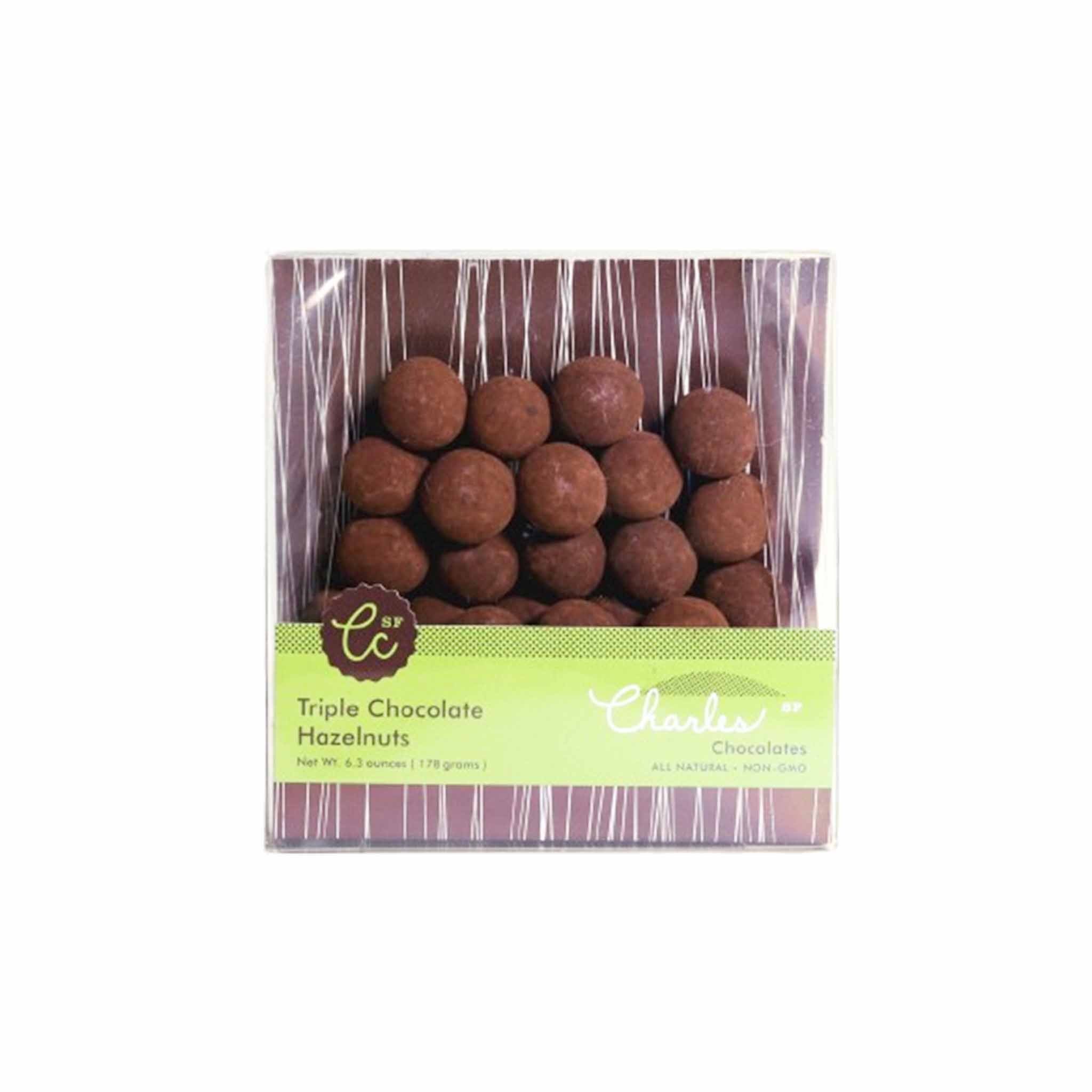 CHARLES CHOCOLATES TRIPLE CHOCOLATE HAZELNUT 6.3oz – monsieur marcel ...