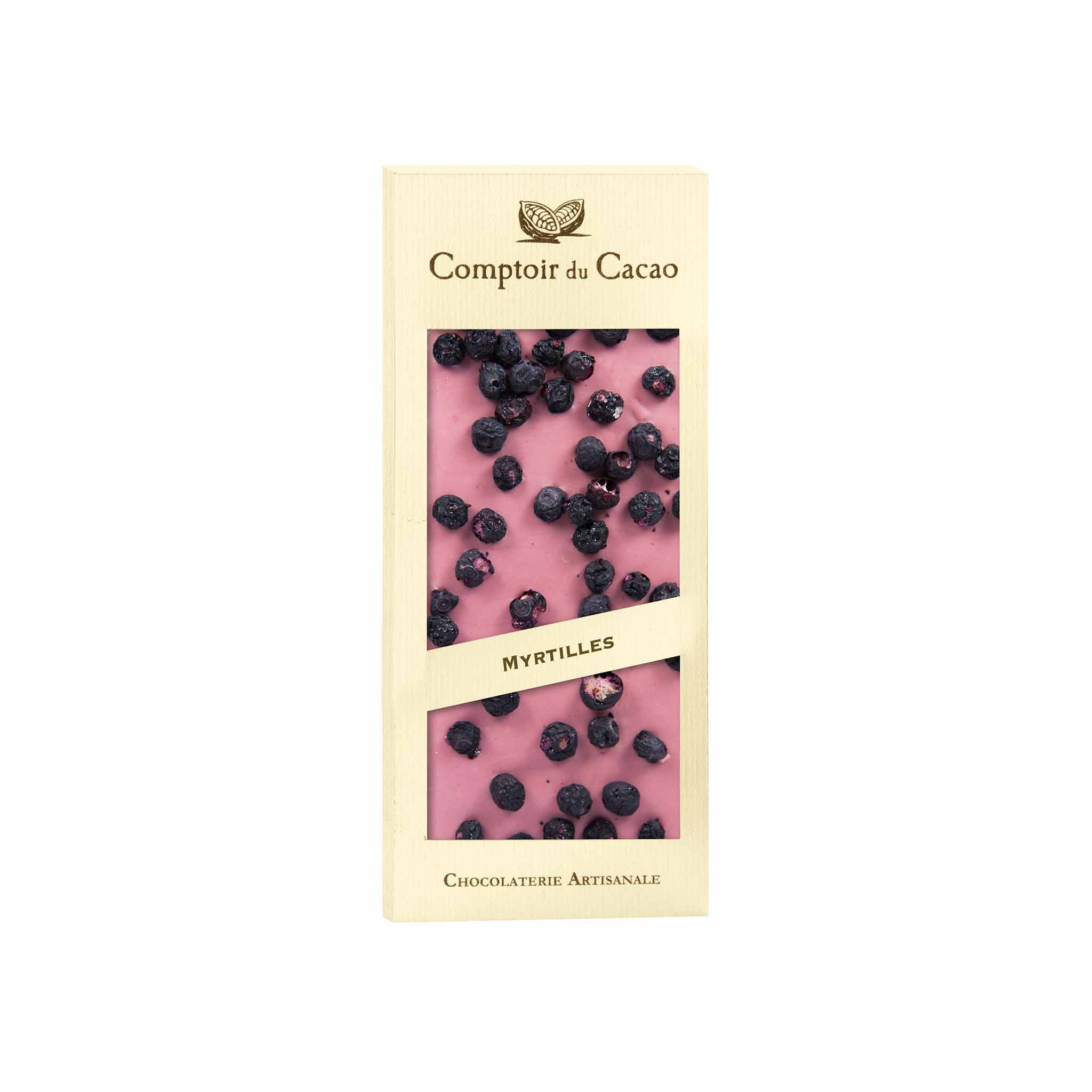 COMPTOIR DU CACAO RUBY CHOCOLATE BAR WITH BLUEBERRIES 90g – monsieur ...