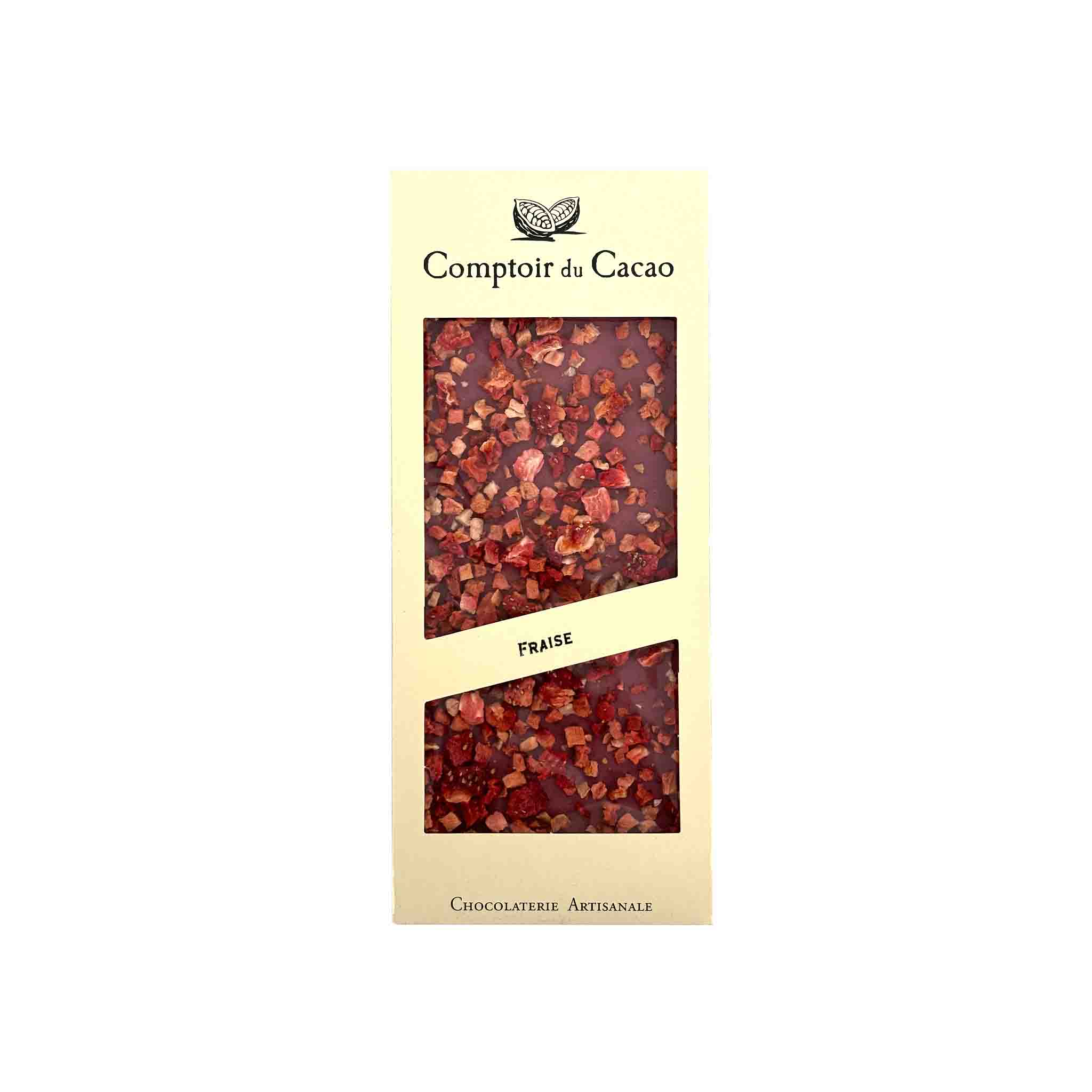 COMPTOIR DU CACAO RUBY WITH STRAWBERRY CHOCOLATE BAR 90g – monsieur ...