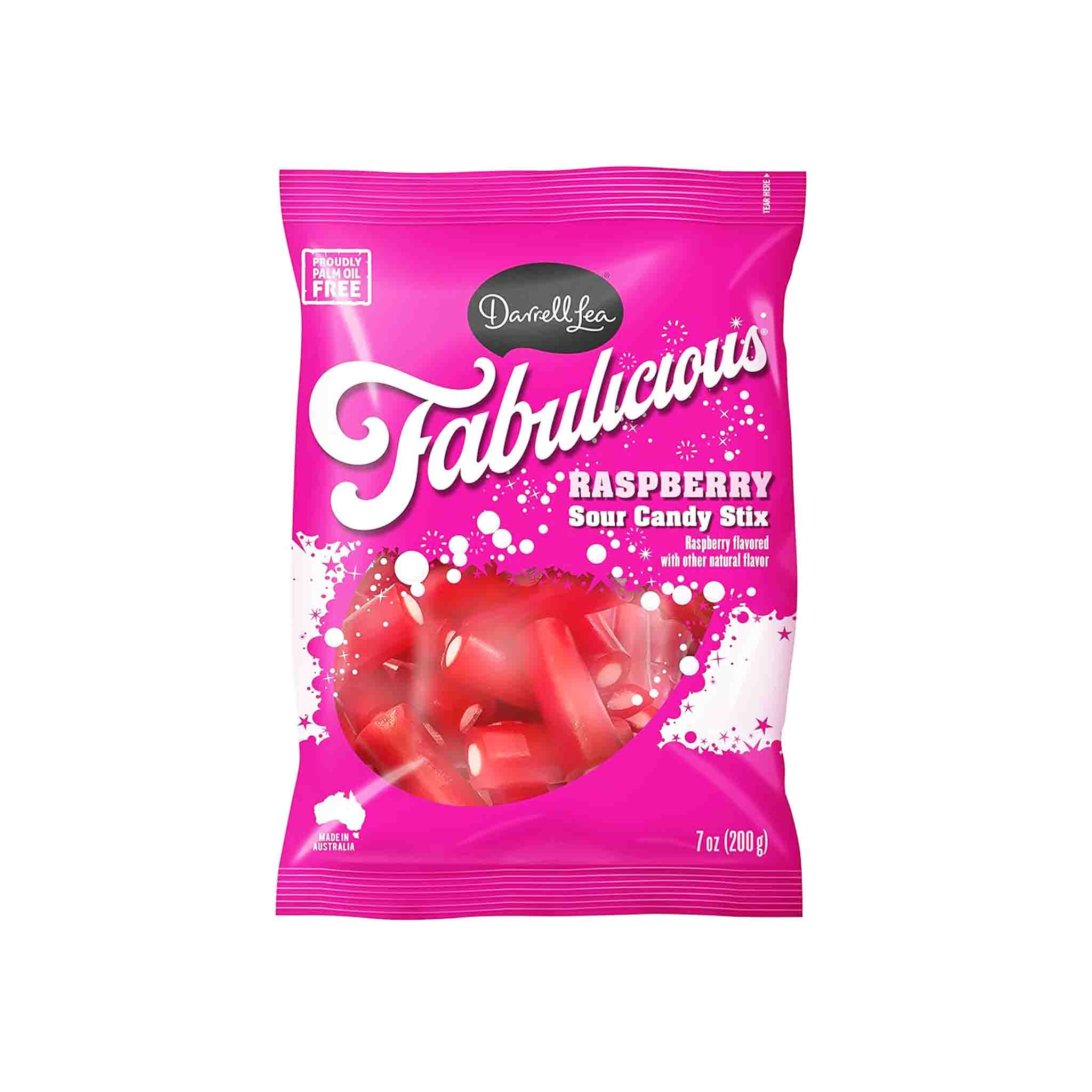 DARRELL RASPBERRY SOUR CANDY STIX 200g – monsieur marcel gourmet market