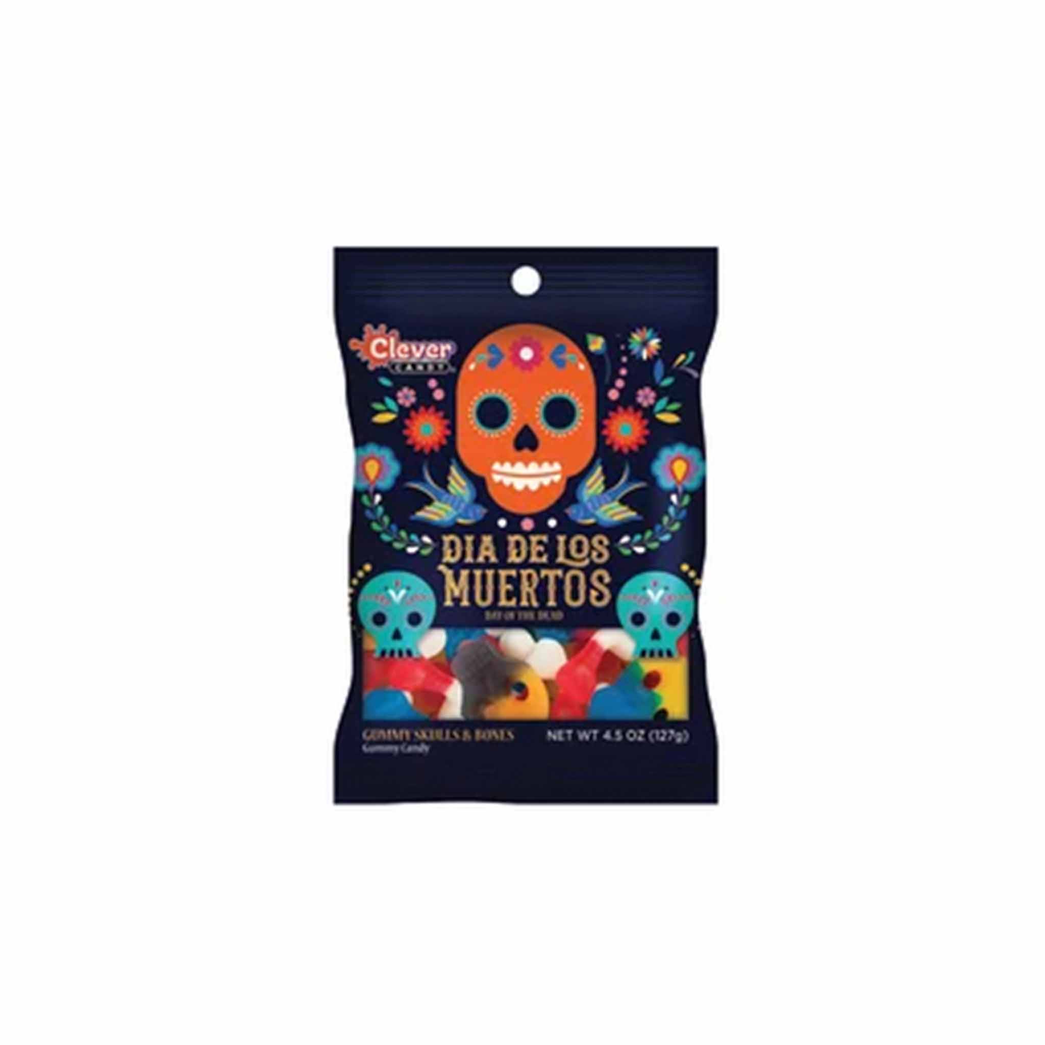 DAY OF THE DEAD SKULL & BONES GUMMY CANDY 4oz – monsieur marcel gourmet ...