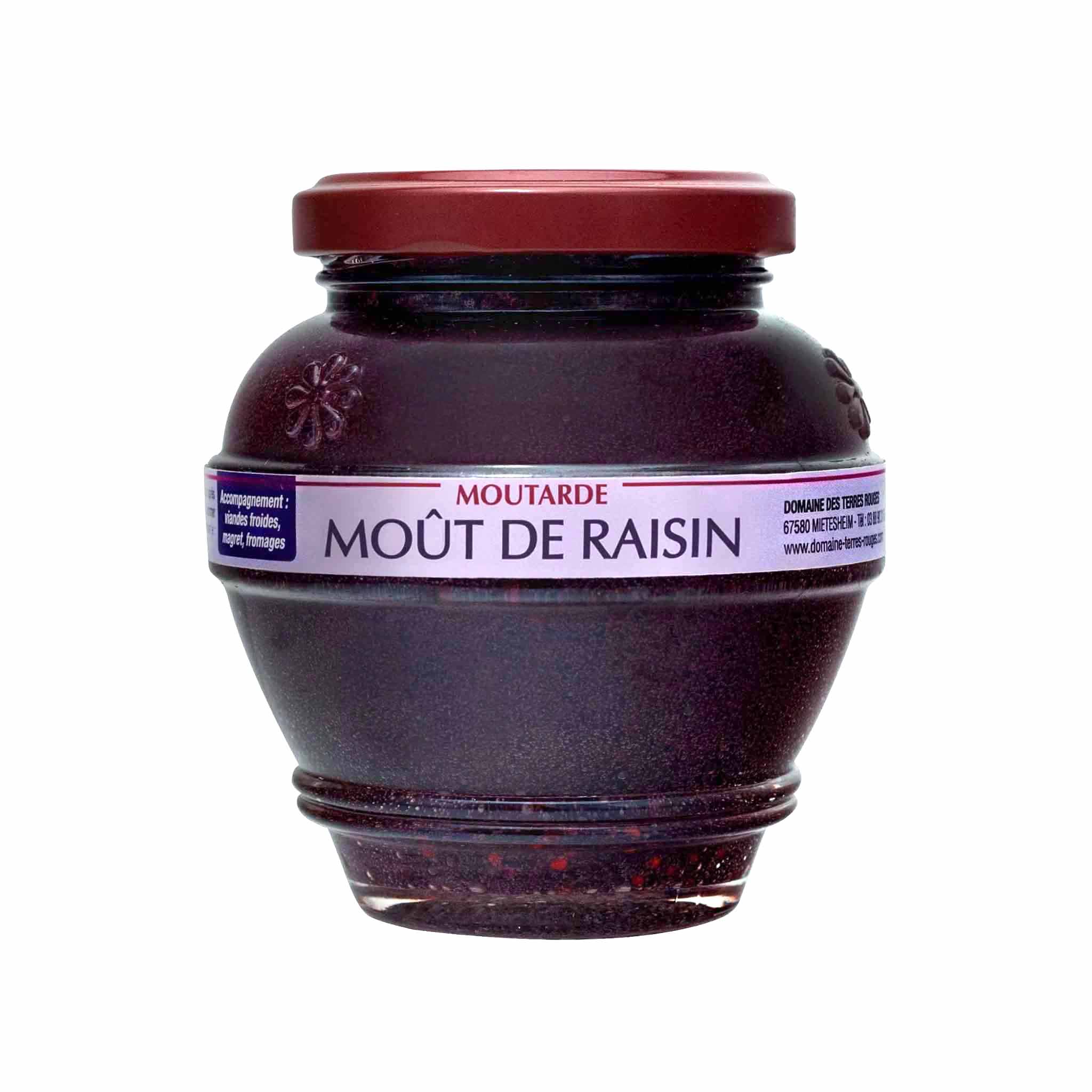DOMAINE DES TERRES ROUGES RAISIN MUSTARD 200g – monsieur marcel gourmet ...