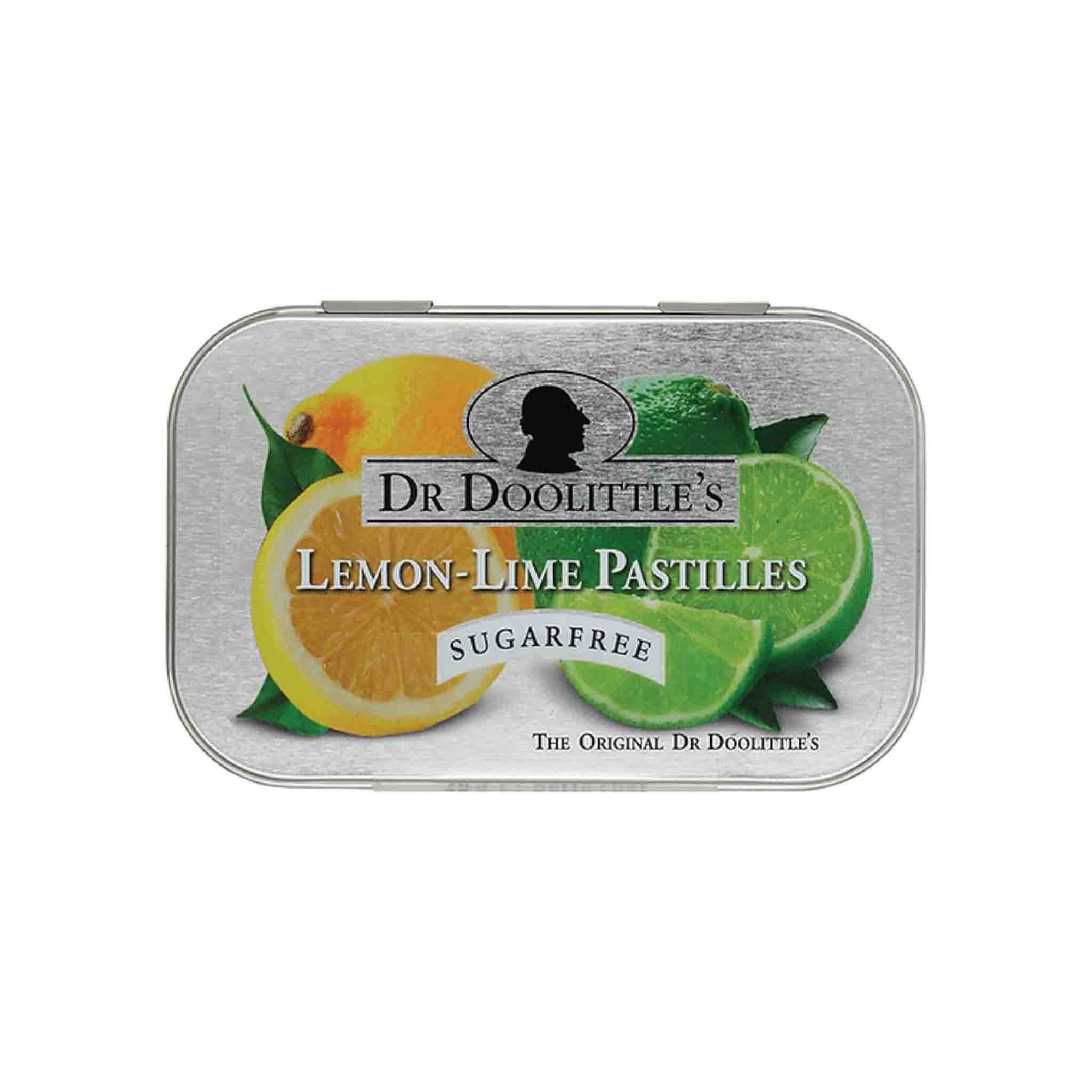 DR. DOOLITTLE SUGAR FREE LEMON LIME PASTILLES 60g – monsieur marcel ...