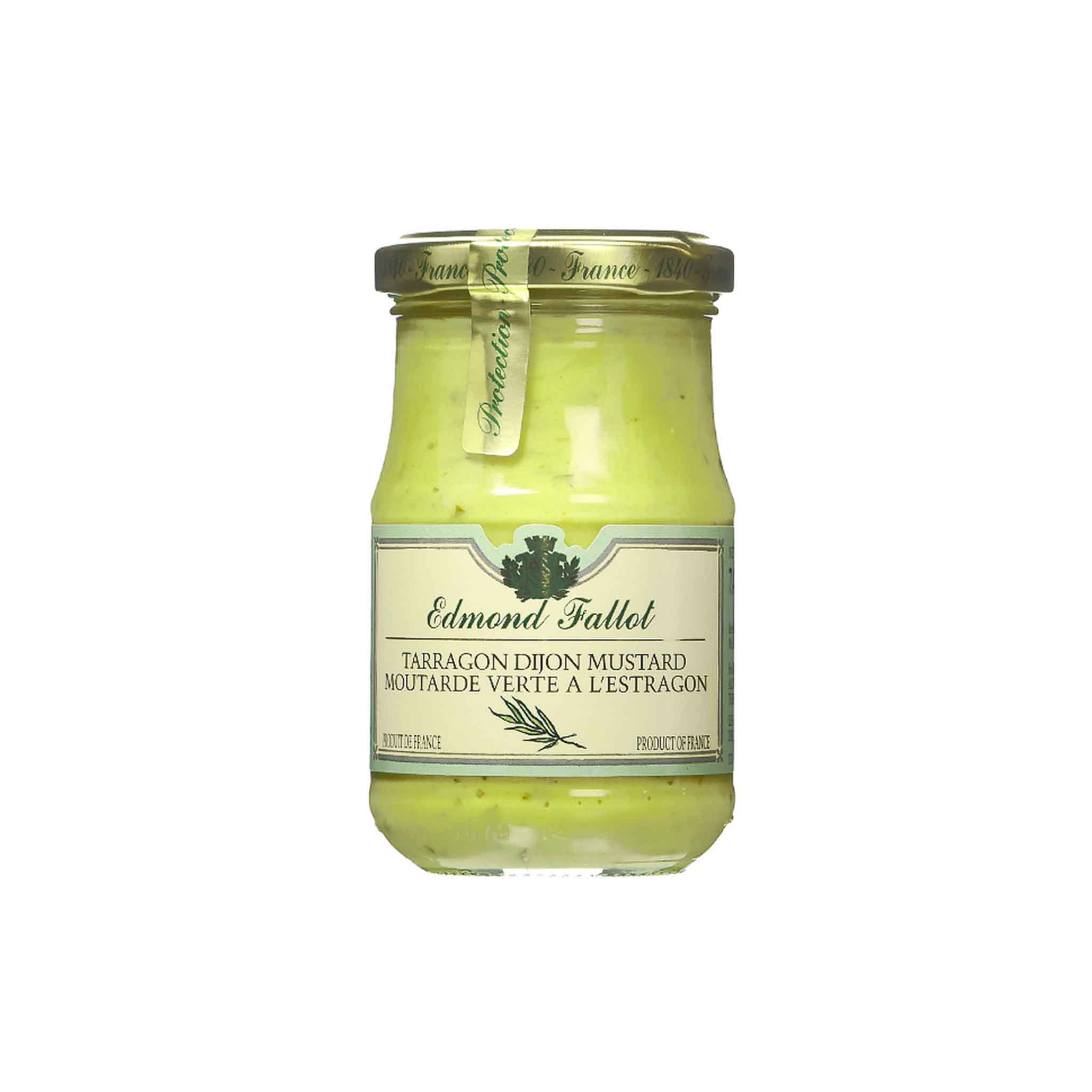 EDMOND FALLOT TARRAGON DIJON MUSTARD 210g – monsieur marcel gourmet market