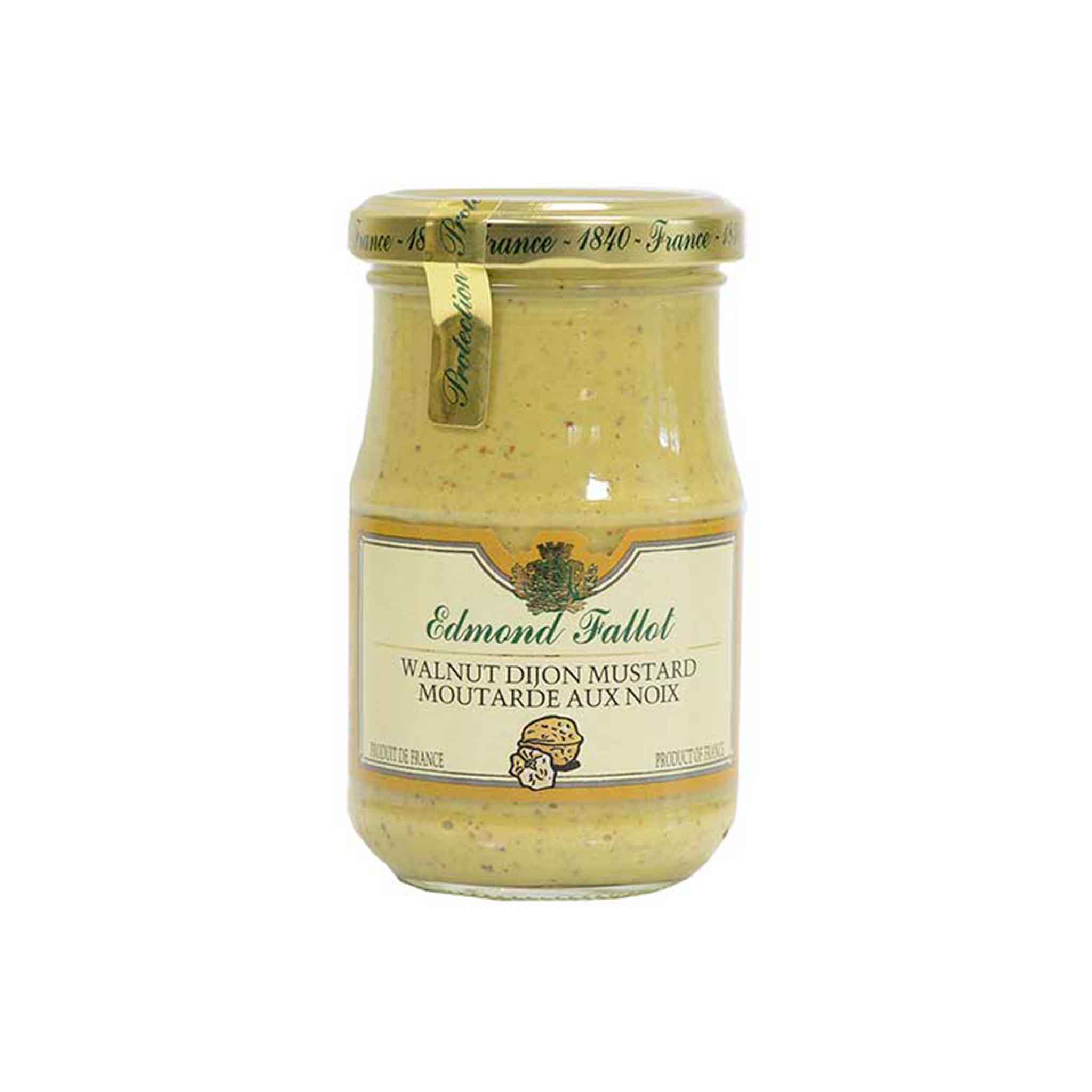 EDMOND FALLOT WALNUT DIJON MUSTARD 190ml – monsieur marcel gourmet market