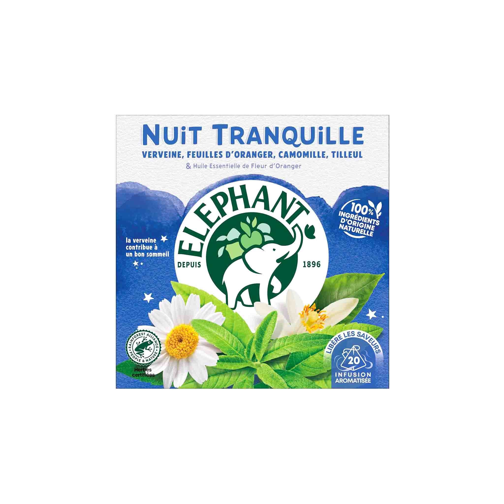 ELEPHANT PEACEFUL NIGHT HERBAL TEA 38g – monsieur marcel gourmet market