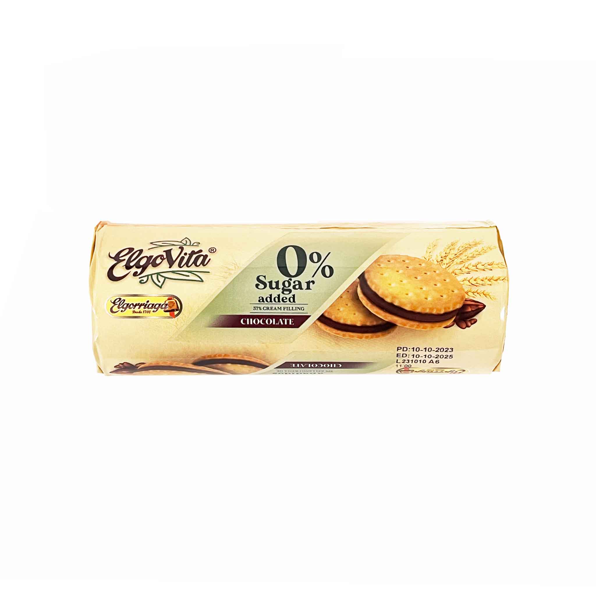 ELGORRIAGA SUGAR FREE ELGO VITA CHOCOLATE SANDWICH COOKIES 180g ...