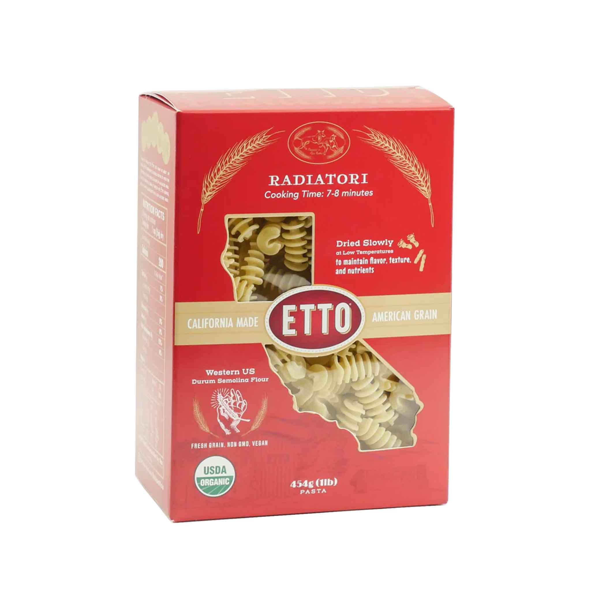 ETTO RADIATORI PASTA 1lb – monsieur marcel gourmet market