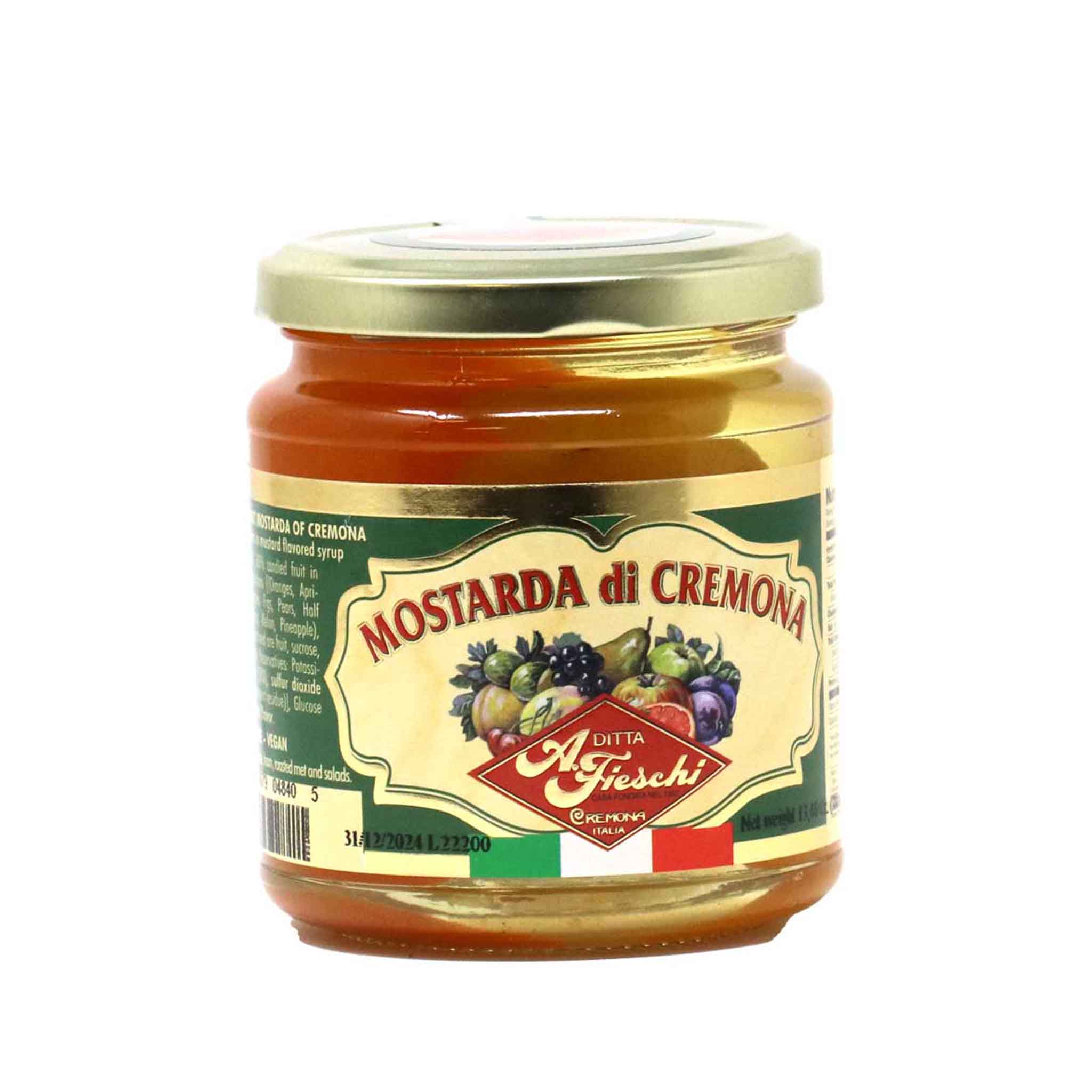 FIESCHI FRUIT MOSTARDA FROM CREMONA 380g – monsieur marcel gourmet market