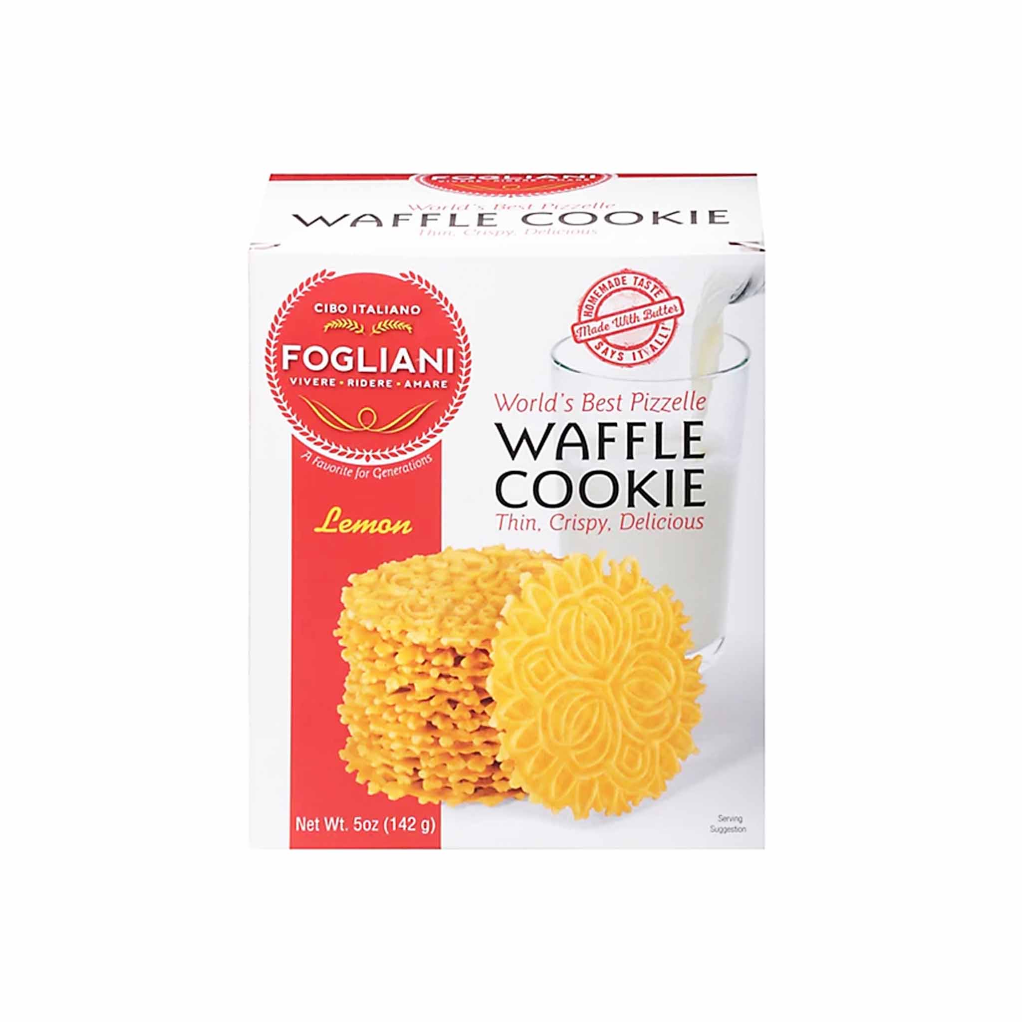 FOGLIANI PIZZELLE LEMON WAFFLE COOKIE 5oz – monsieur marcel gourmet market