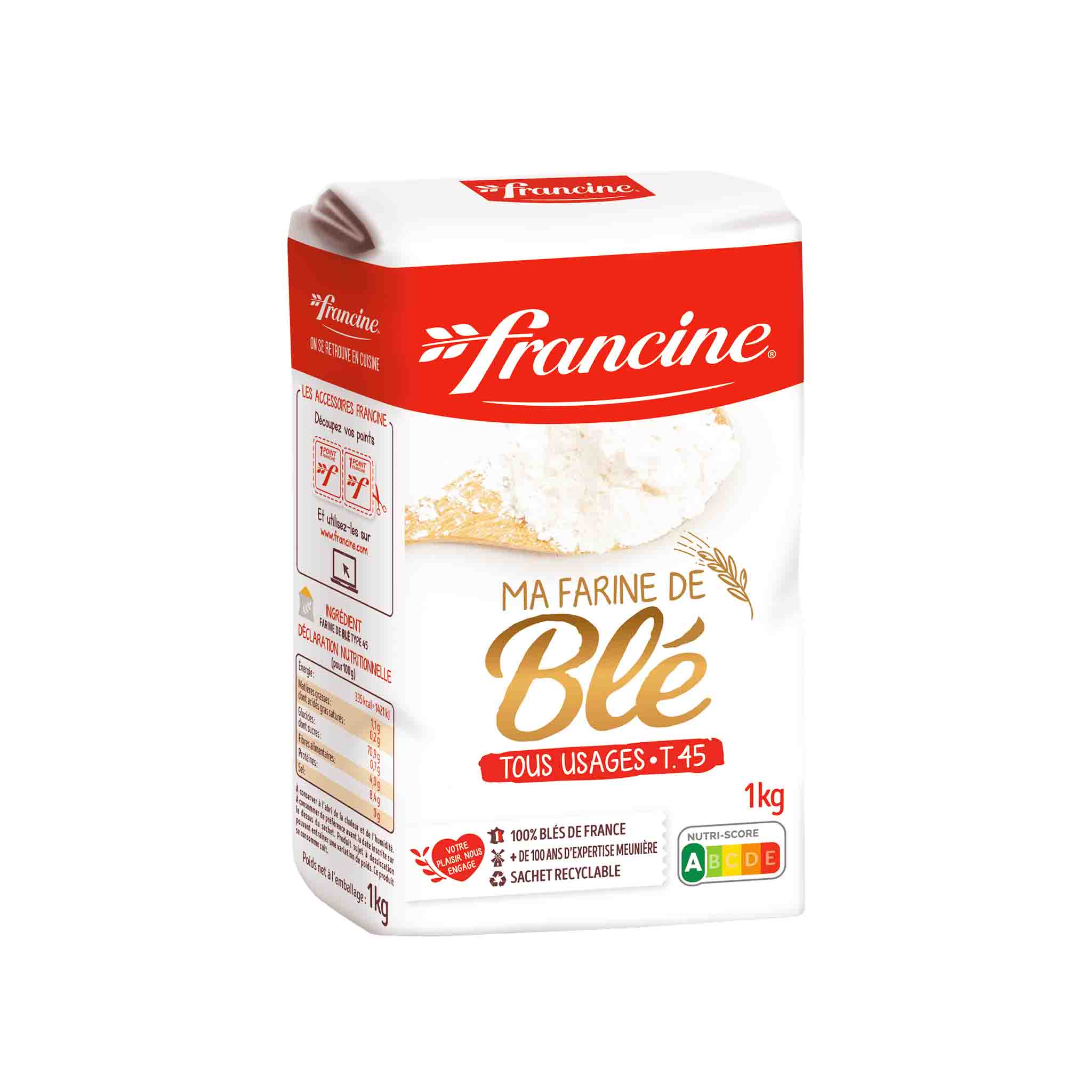 FRANCINE FARINE ORIGINAL ALL PURPOSE FLOUR 1kg – monsieur marcel ...
