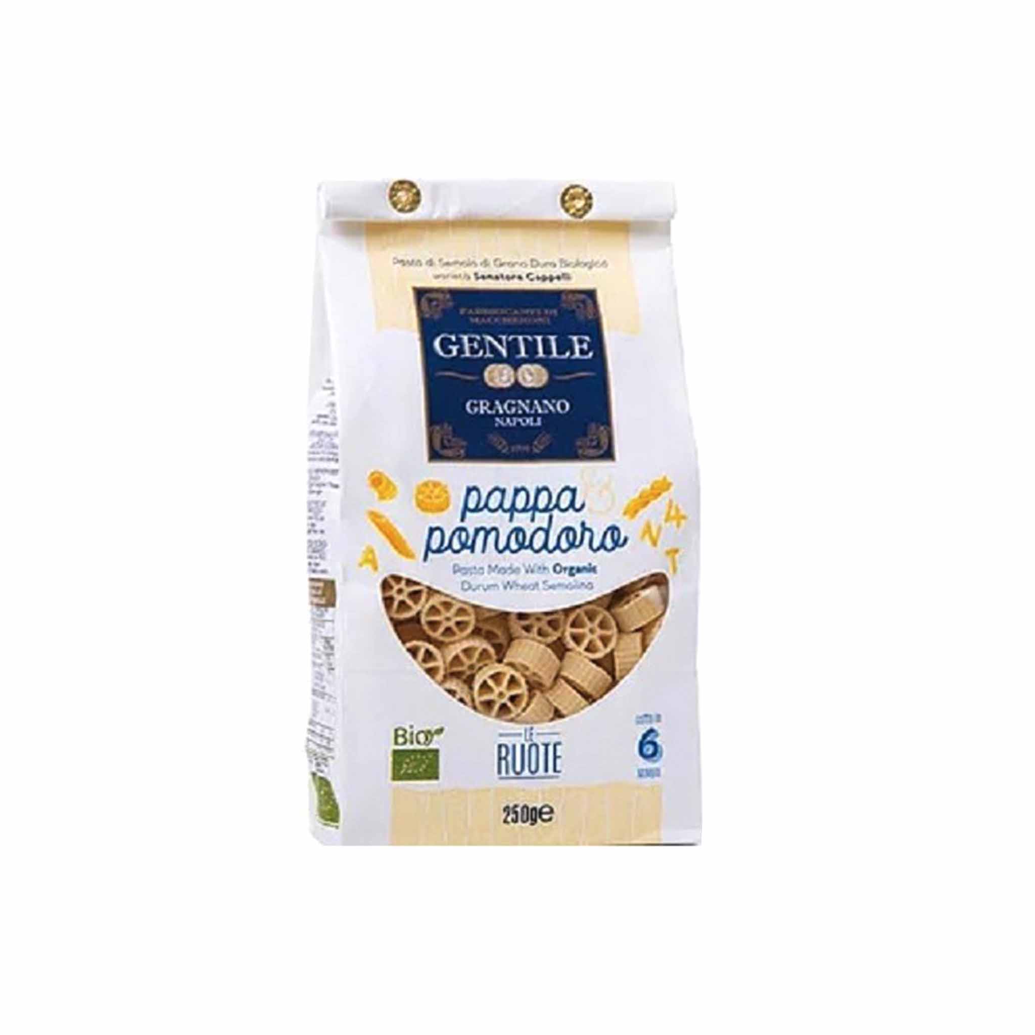 GENTILE PAPPA POMODORO LE RUOTE PASTA 250g – monsieur marcel gourmet market