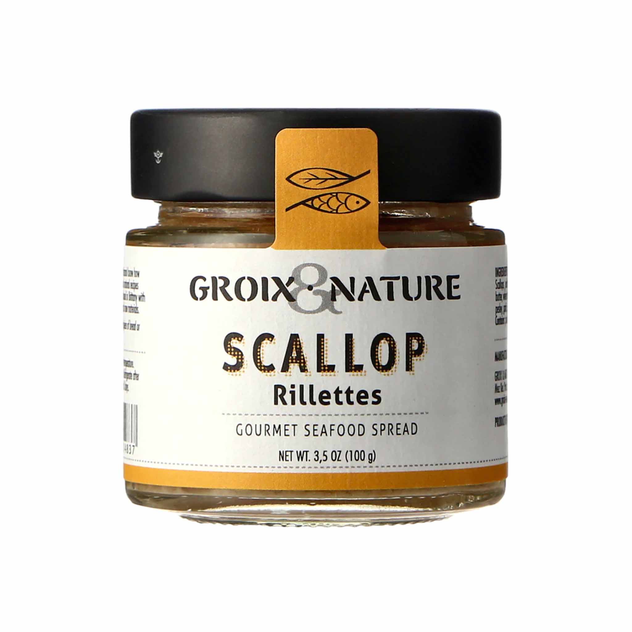 GROIX & NATURE SCALLOP RILLETTES 100G – monsieur marcel gourmet market