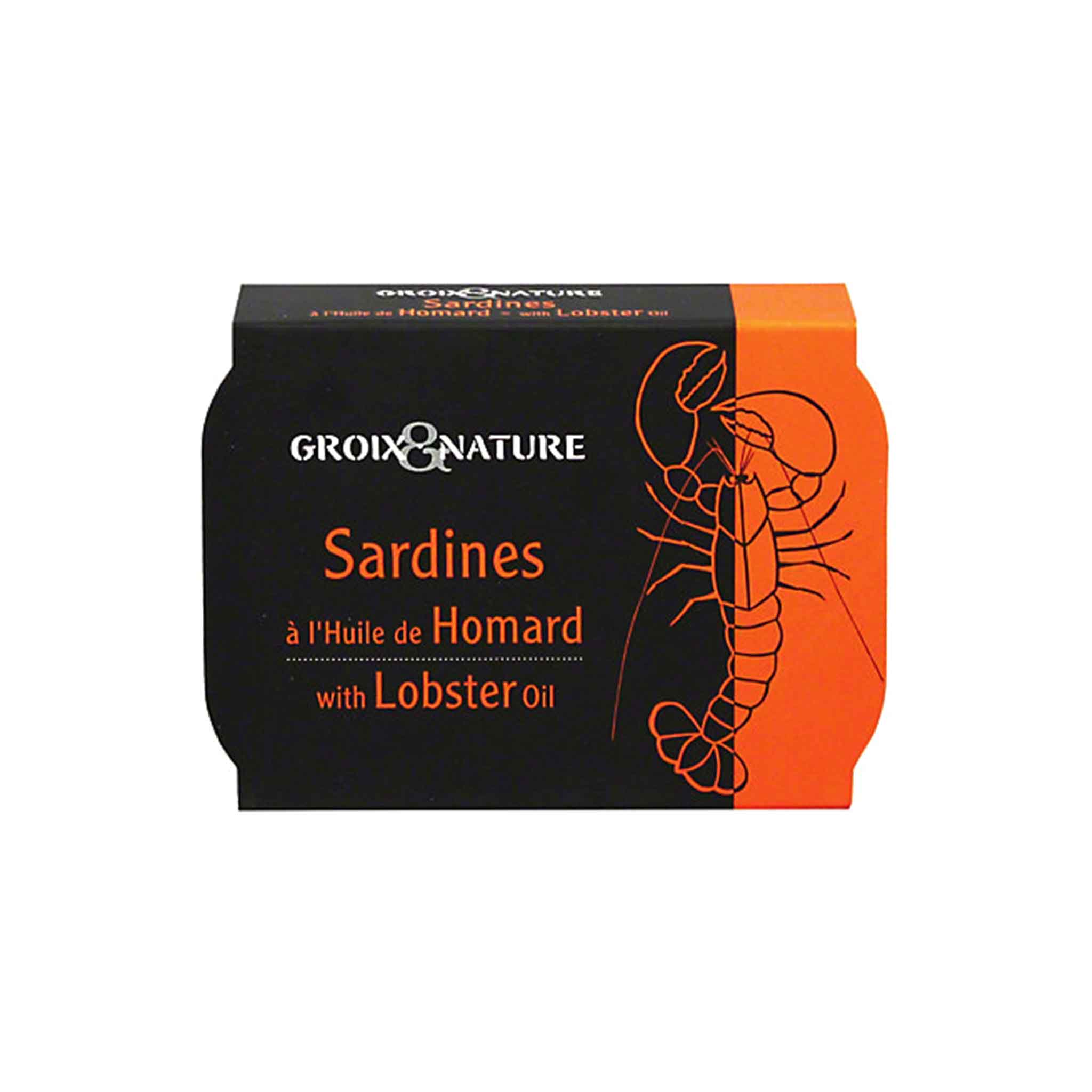GROIX & NATURE SARDINES IN LOBSTER OIL 4oz – monsieur marcel gourmet market