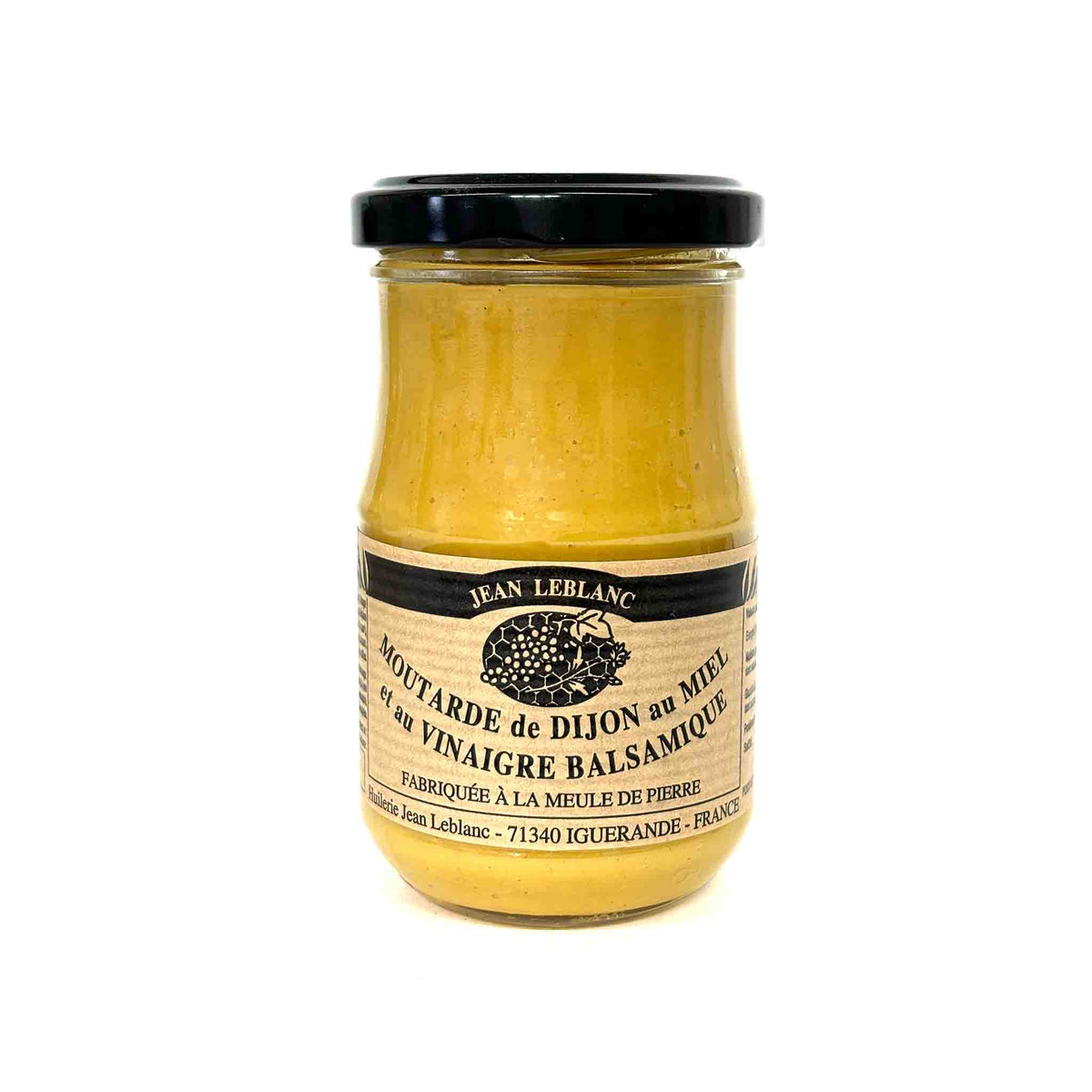 JEAN LEBLANC HONEY BALSAMIC MUSTARD 210g – monsieur marcel gourmet market